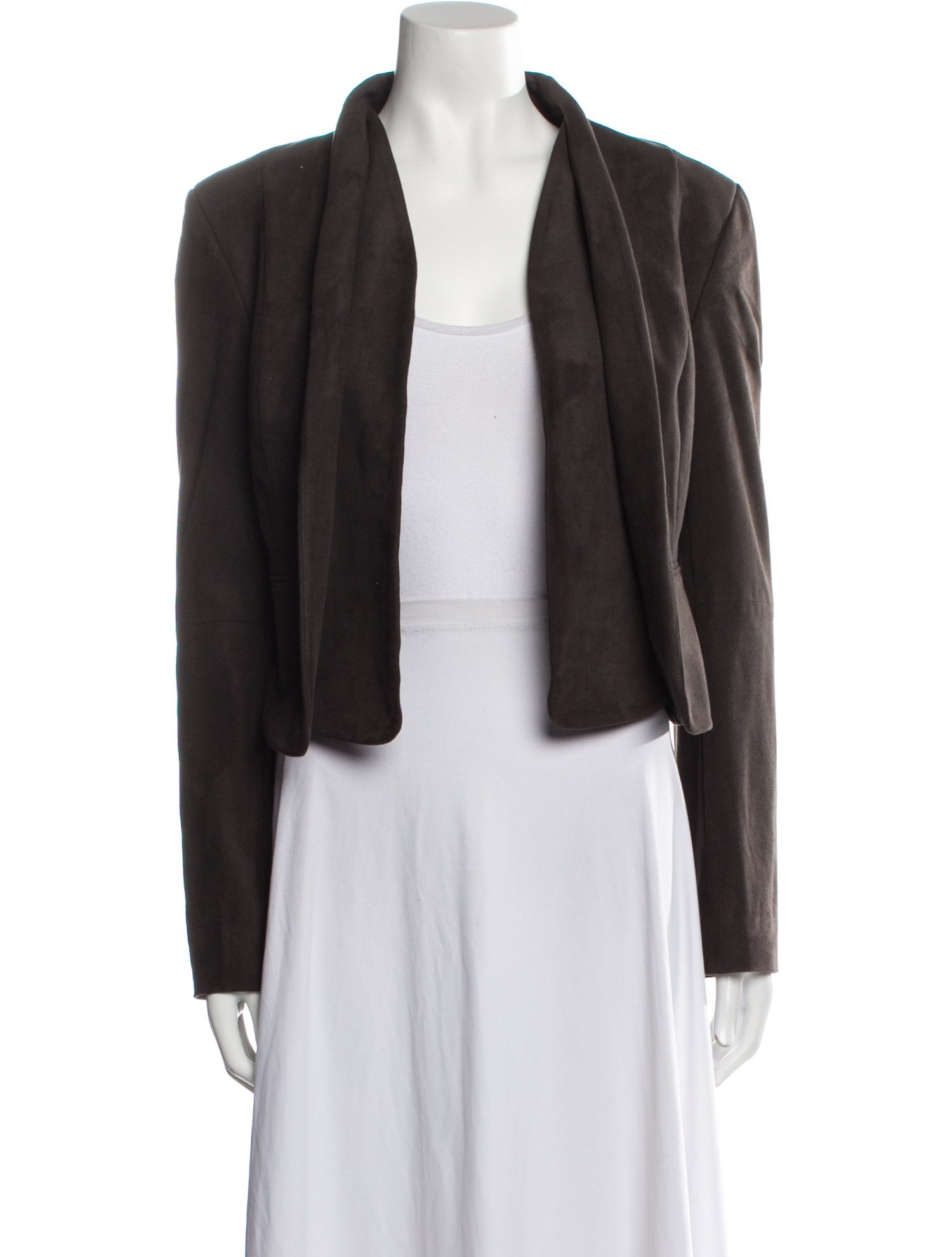 Hussein Chalayan Portrait Collar Jacket - Brown Jackets, Clothing ...