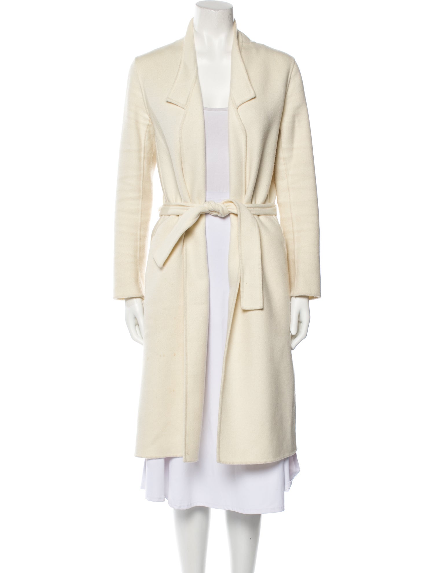 Halston Heritage Wool Trench Coat - Neutrals Coats, Clothing - WH167691 ...