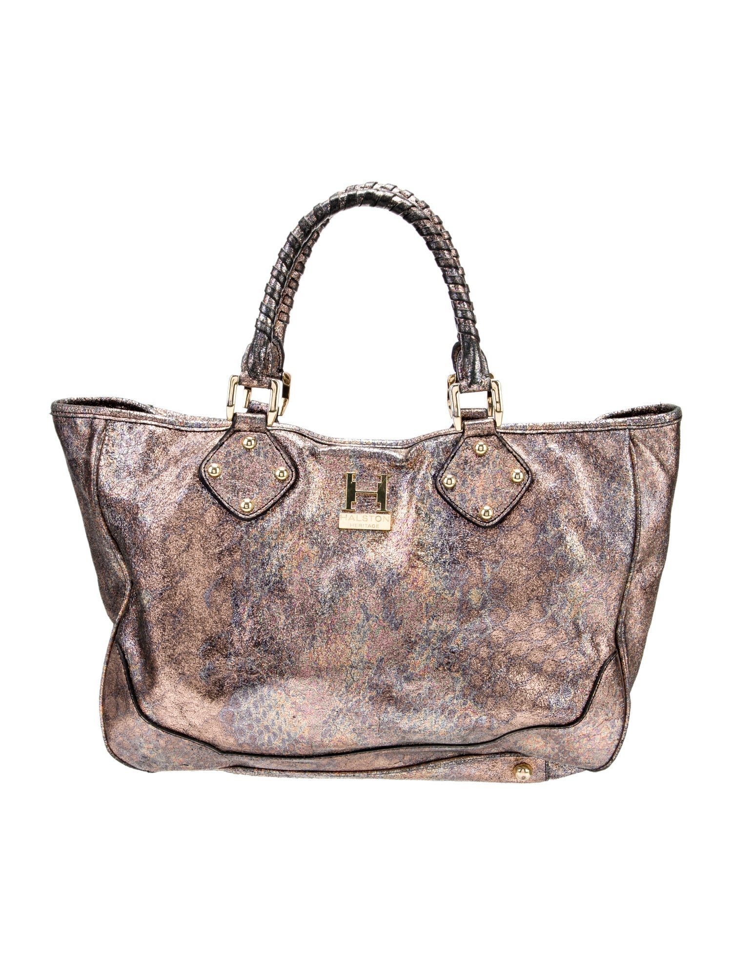 Halston Heritage Leather Tote - Blue Totes, Handbags - WH169063 | The ...