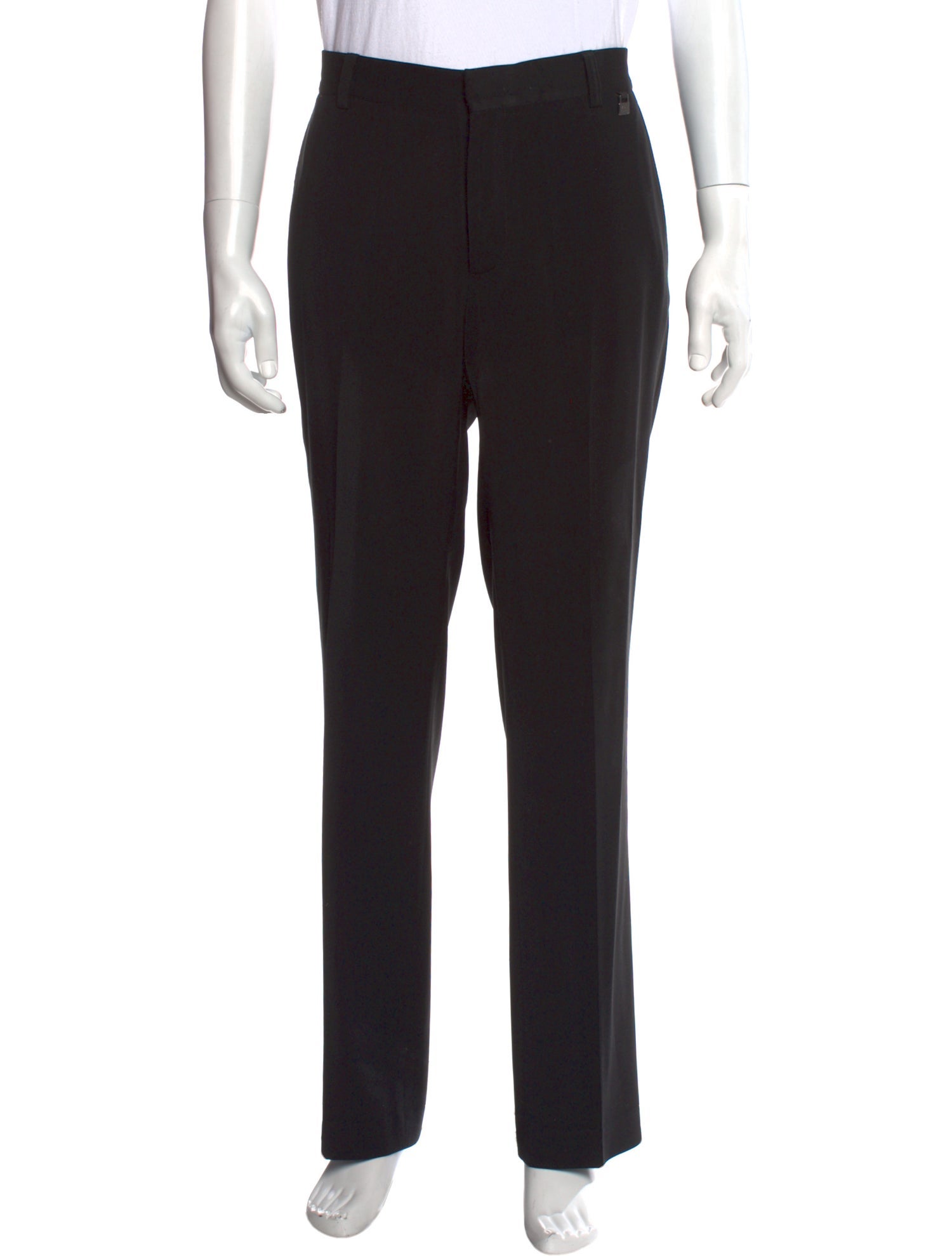 V2 Versace Classic Vintage Dress Pants - Black, 10.25" Rise Pants ...
