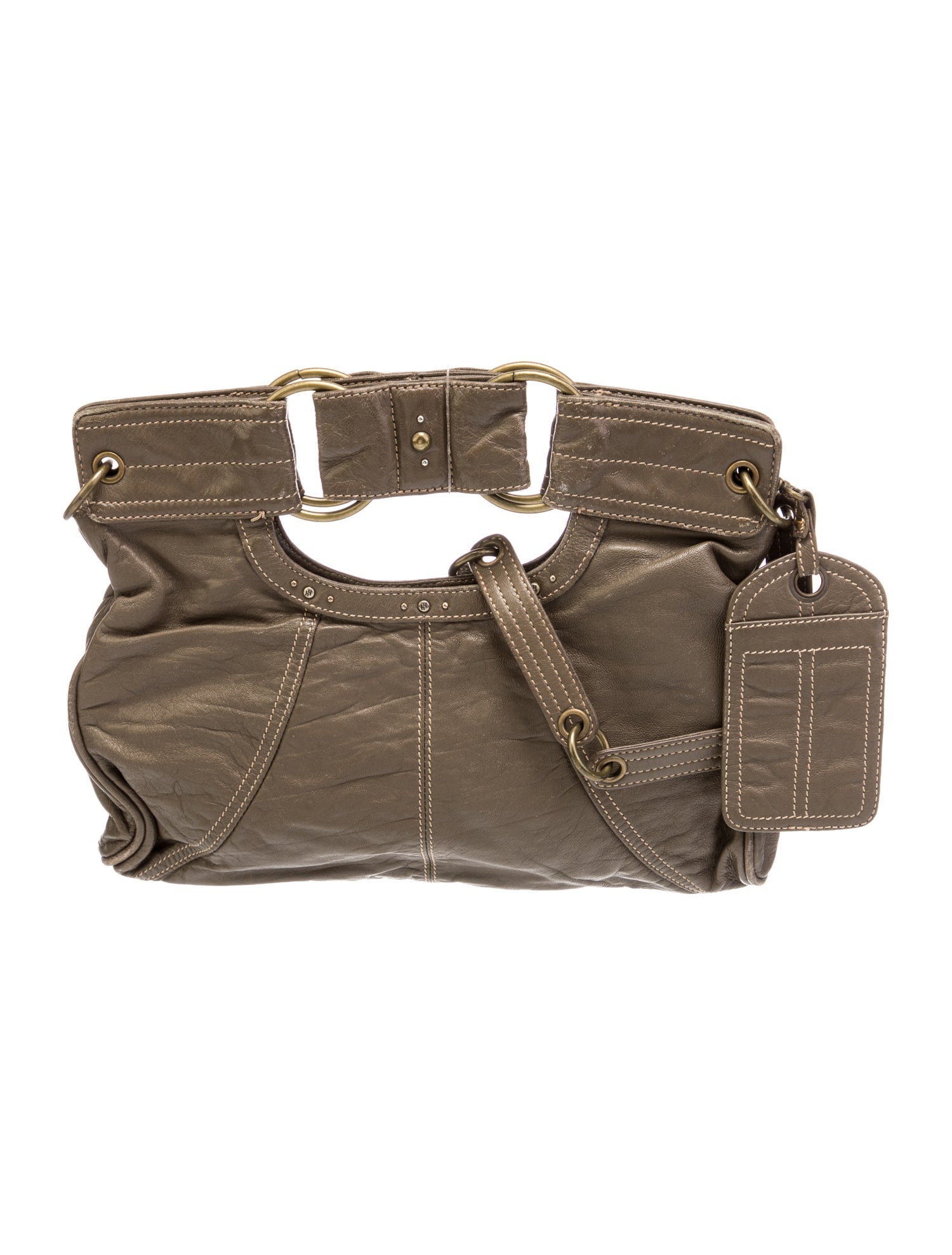 Hayden Harnett Leather Top Handle Bag - Brown Handle Bags, Handbags ...