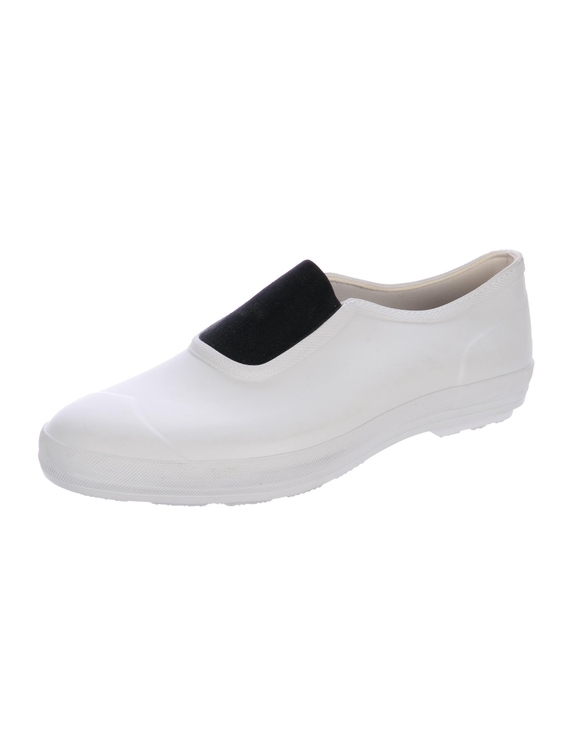Hunter Rubber Slip On Sneakers - White Sneakers, Shoes - WH822137 | The ...