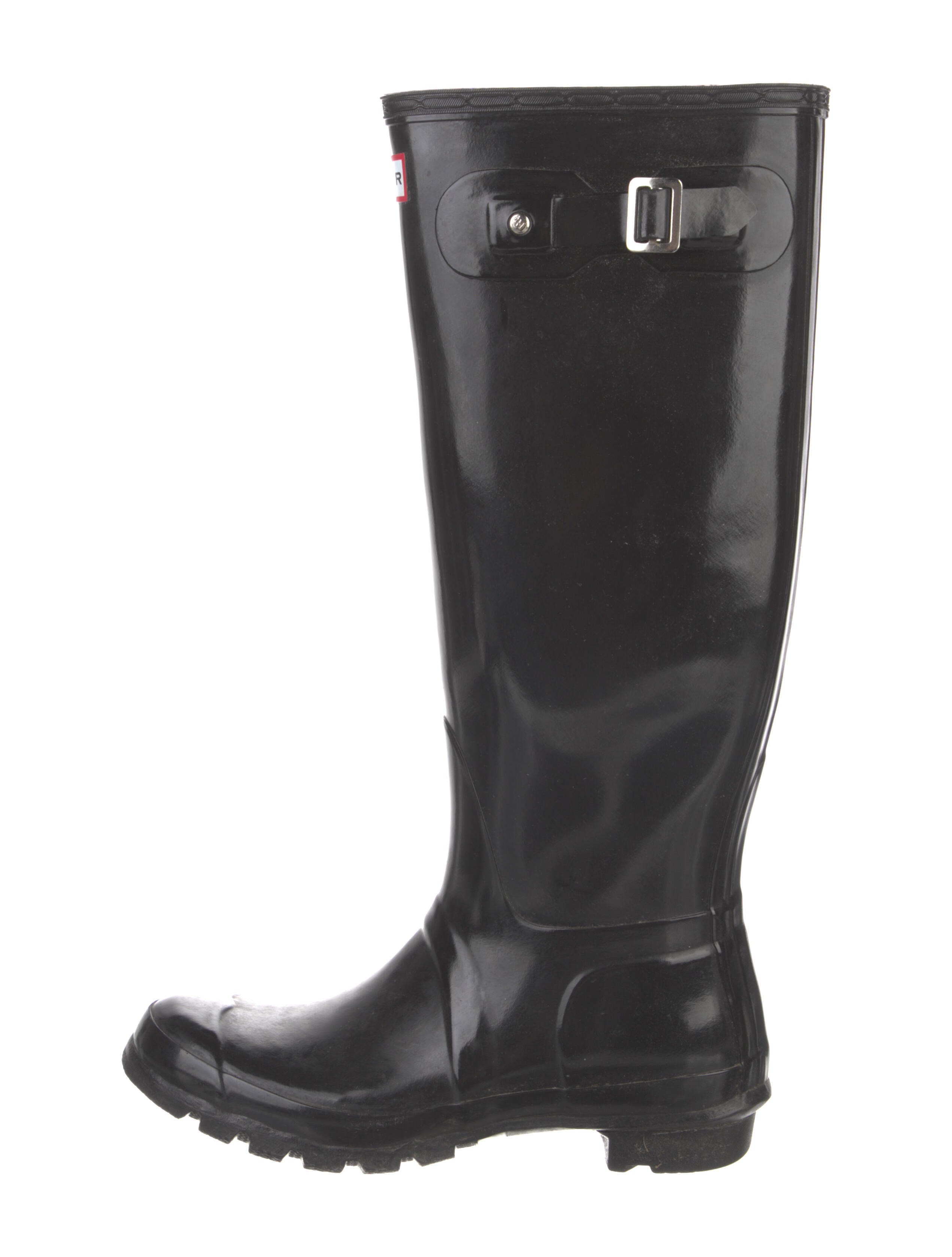 Hunter Rain Boots - Black Boots, Shoes - WH838022 | The RealReal