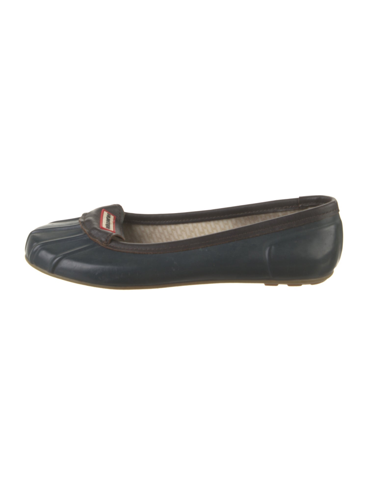 Hunter Rubber Flats - Blue Flats, Shoes - WH842018 | The RealReal