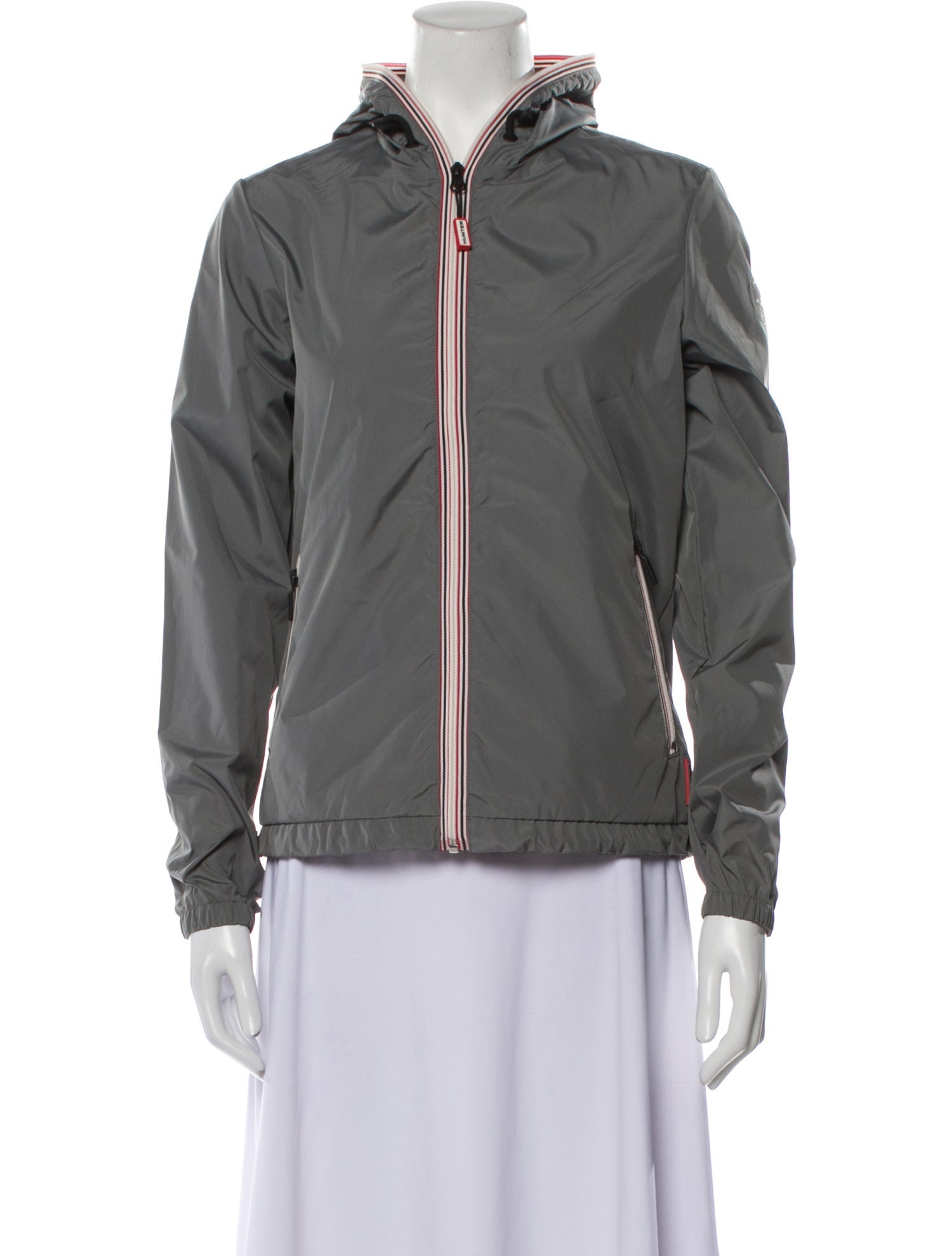 Hyein Seo Colorblock Pattern Bomber Jacket - Blue Jackets, Clothing - WHYSE20506 | The RealReal