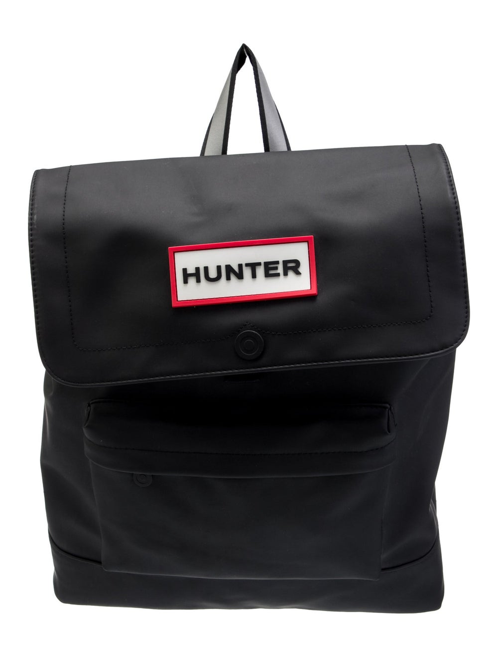 Hunter Backpack Black Rubber Graphic Print Flat Handl… - Gem