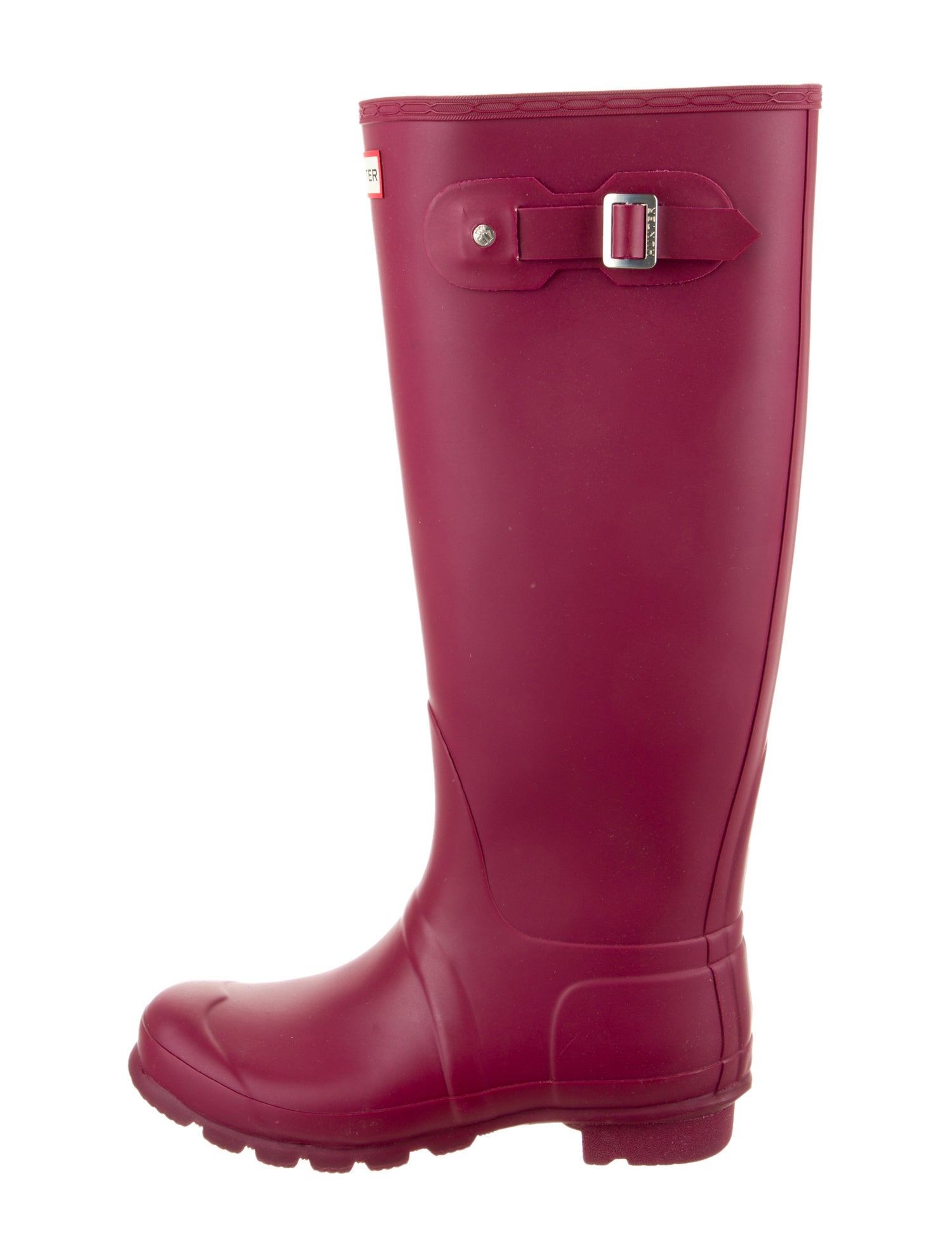 Hunter Rubber Rain Boots - Red Boots, Shoes - WH844600 | The RealReal