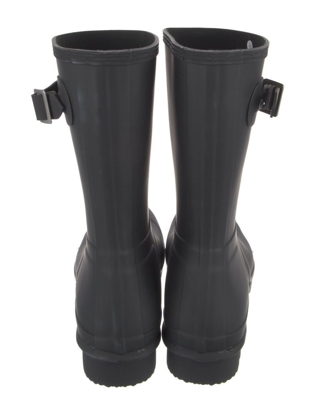 Hunter Rubber Rain Boots - Black Boots, Shoes - WH847978 | The RealReal