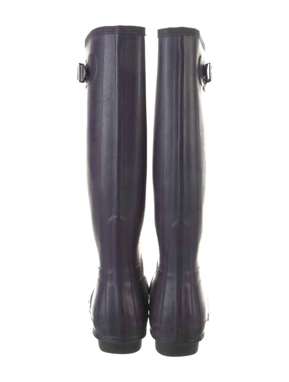 Hunter Rubber Rain Boots - Blue Boots, Shoes - WH848025 | The RealReal