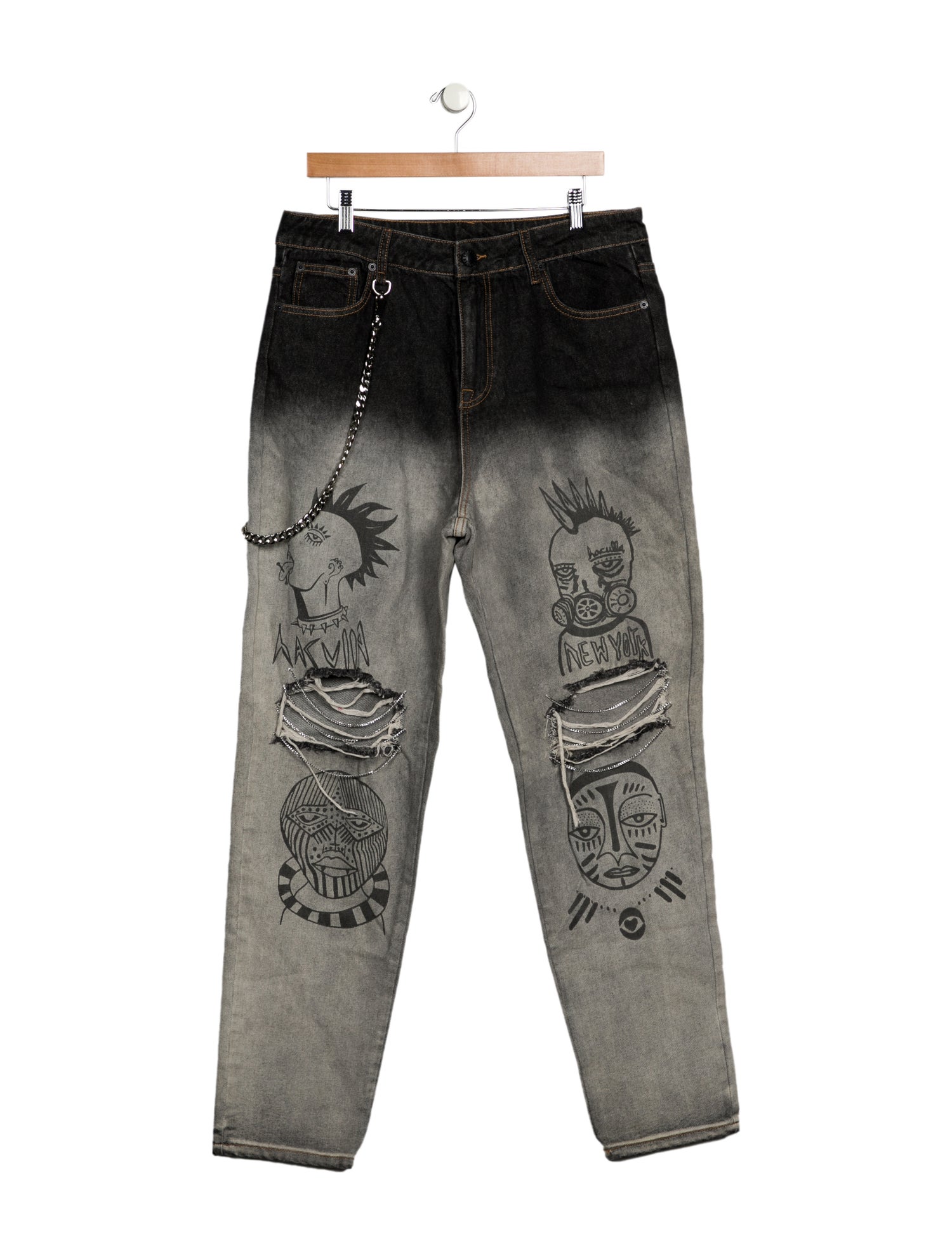 Haculla Skinny Jeans w/ Tags - Grey, 13" Rise Jeans, Clothing ...