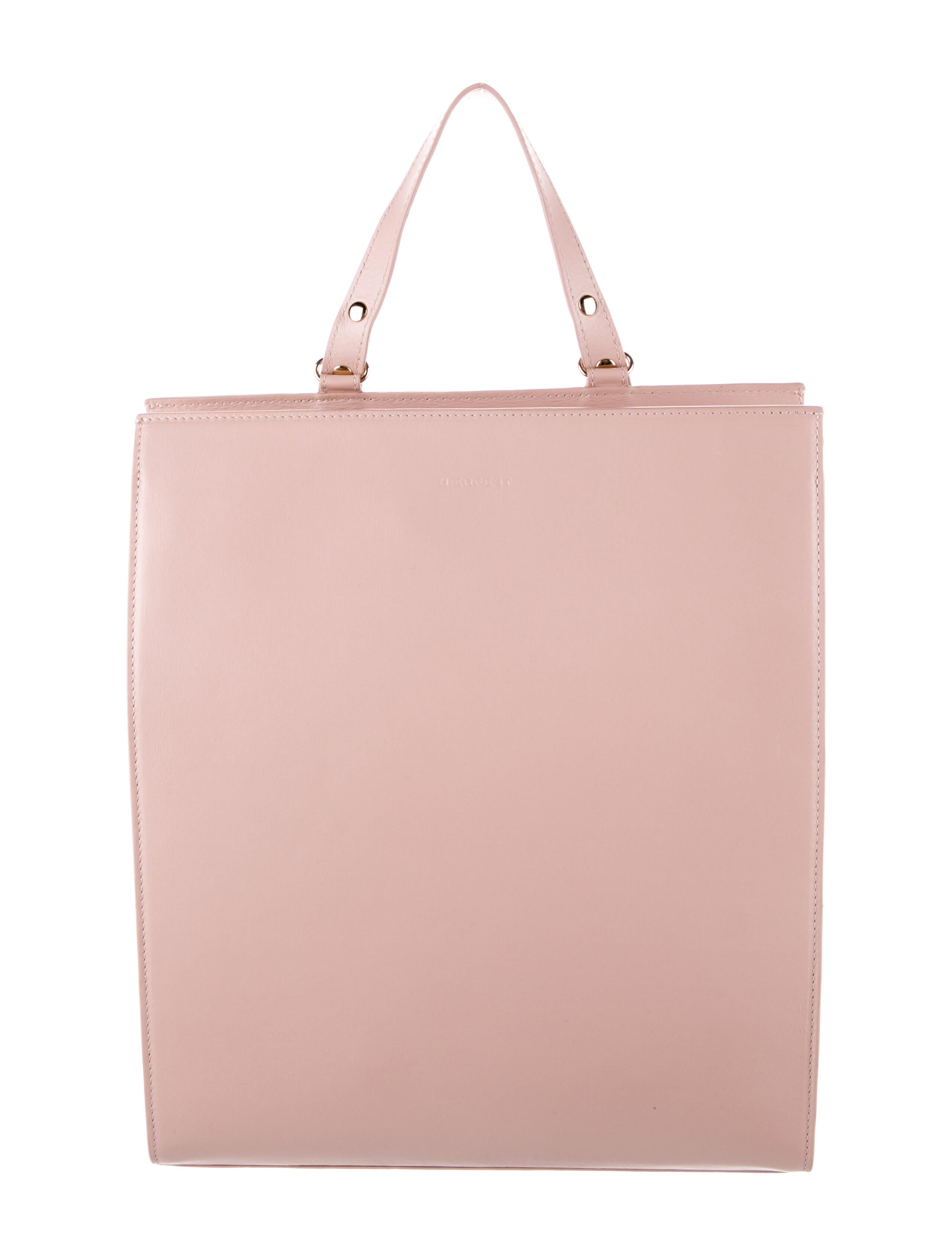 Haerfest Smooth Leather Backpack - Pink Backpacks, Handbags ...