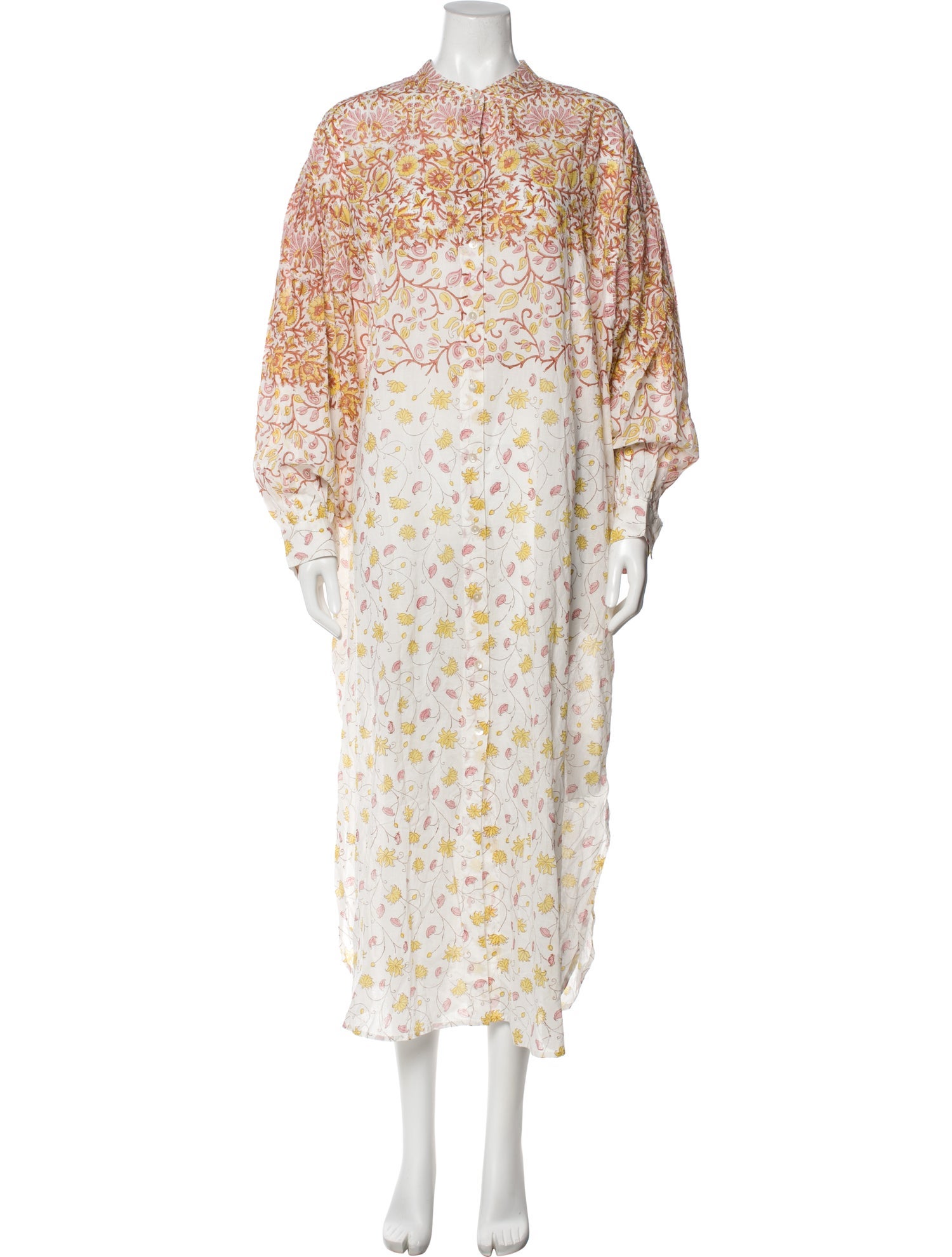 Hannah Artwear Floral Print Long Dress - Dresses, Clothing - WHANN20919 ...