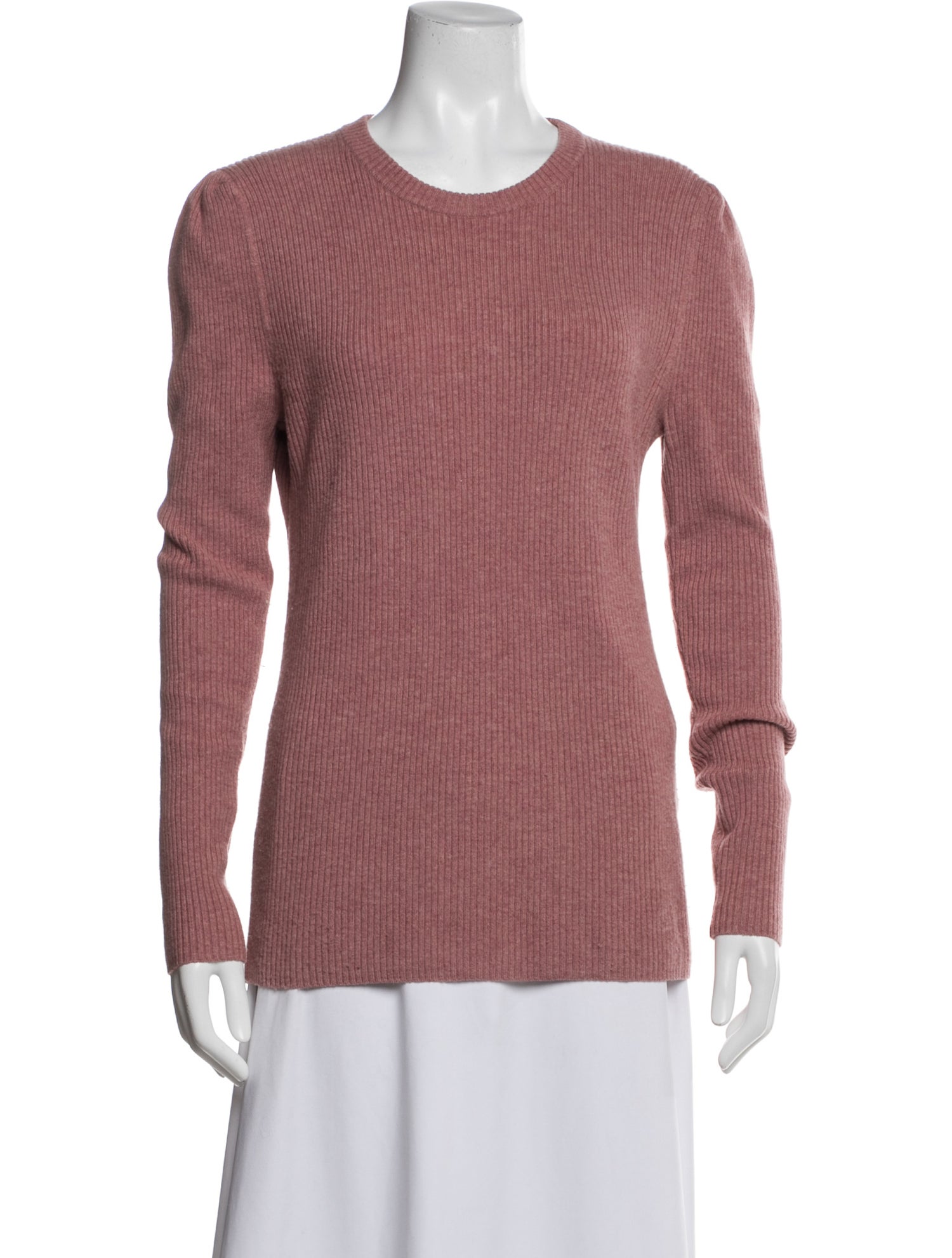 Hatch Merino Wool Crew Neck Sweater - Pink Knitwear, Clothing ...
