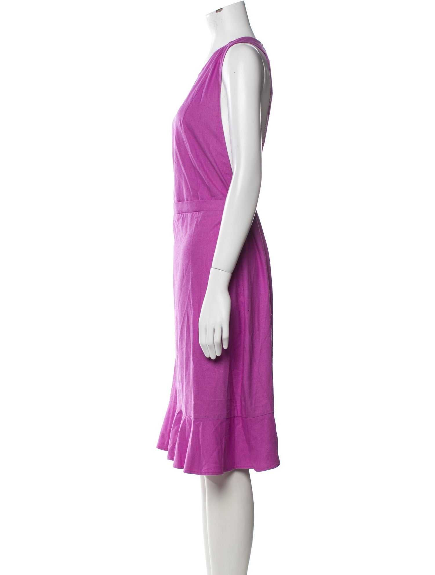 Veronica Beard Mock Neck Midi Length Dress w/ Tags - Purple Dresses ...
