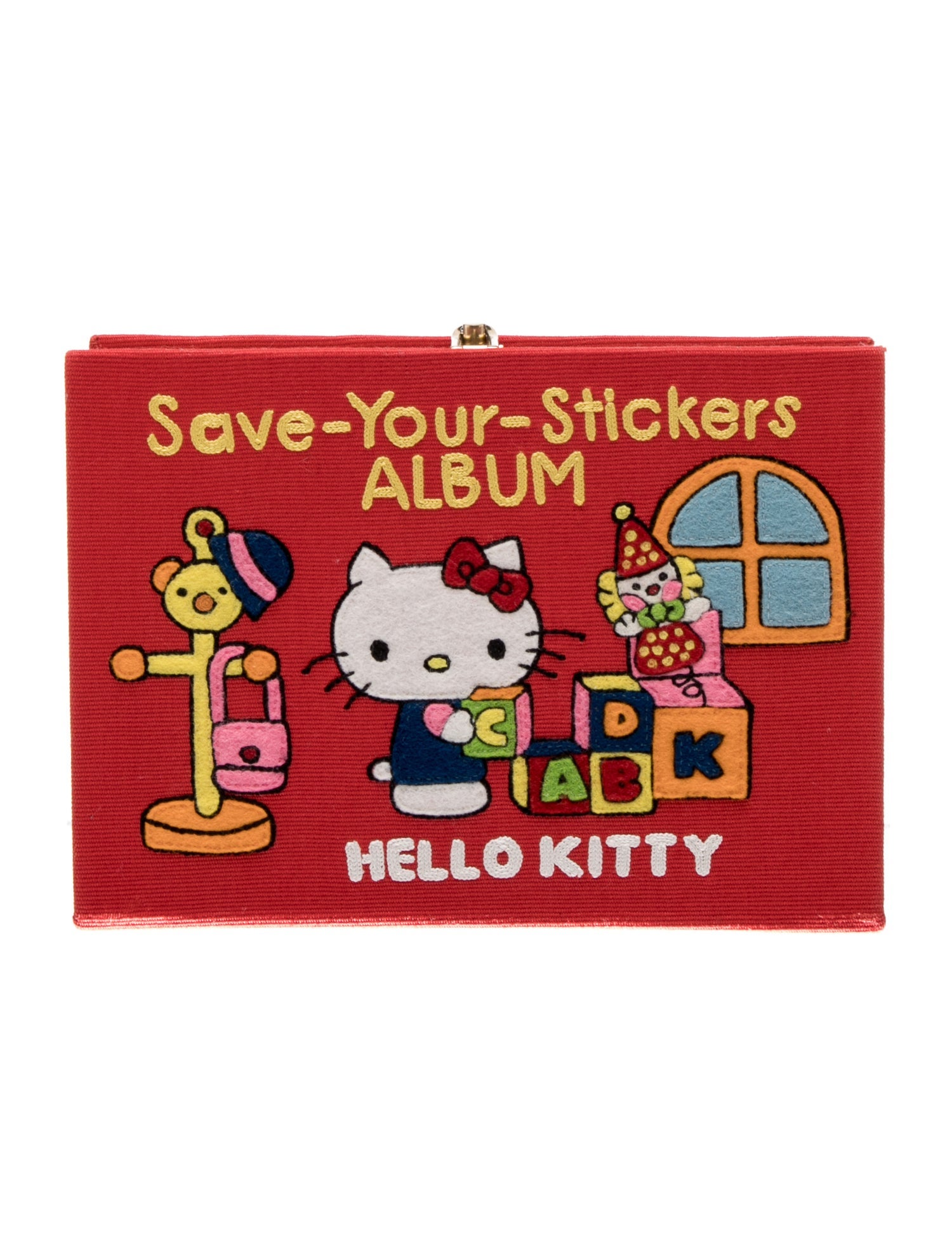 Hello Kitty x Olympia Le-Tan Canvas Portfolio - Red Clutches, Handbags ...
