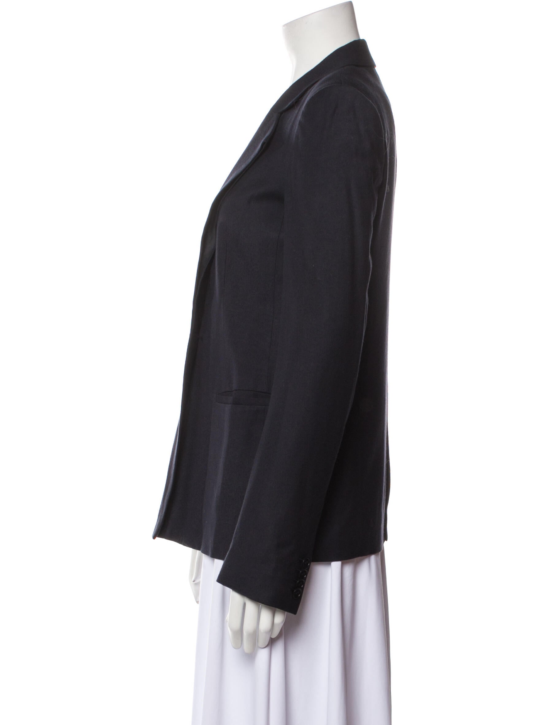 Helmut Lang Denim Mandarin Collar Jacket - Blue Jackets, Clothing ...