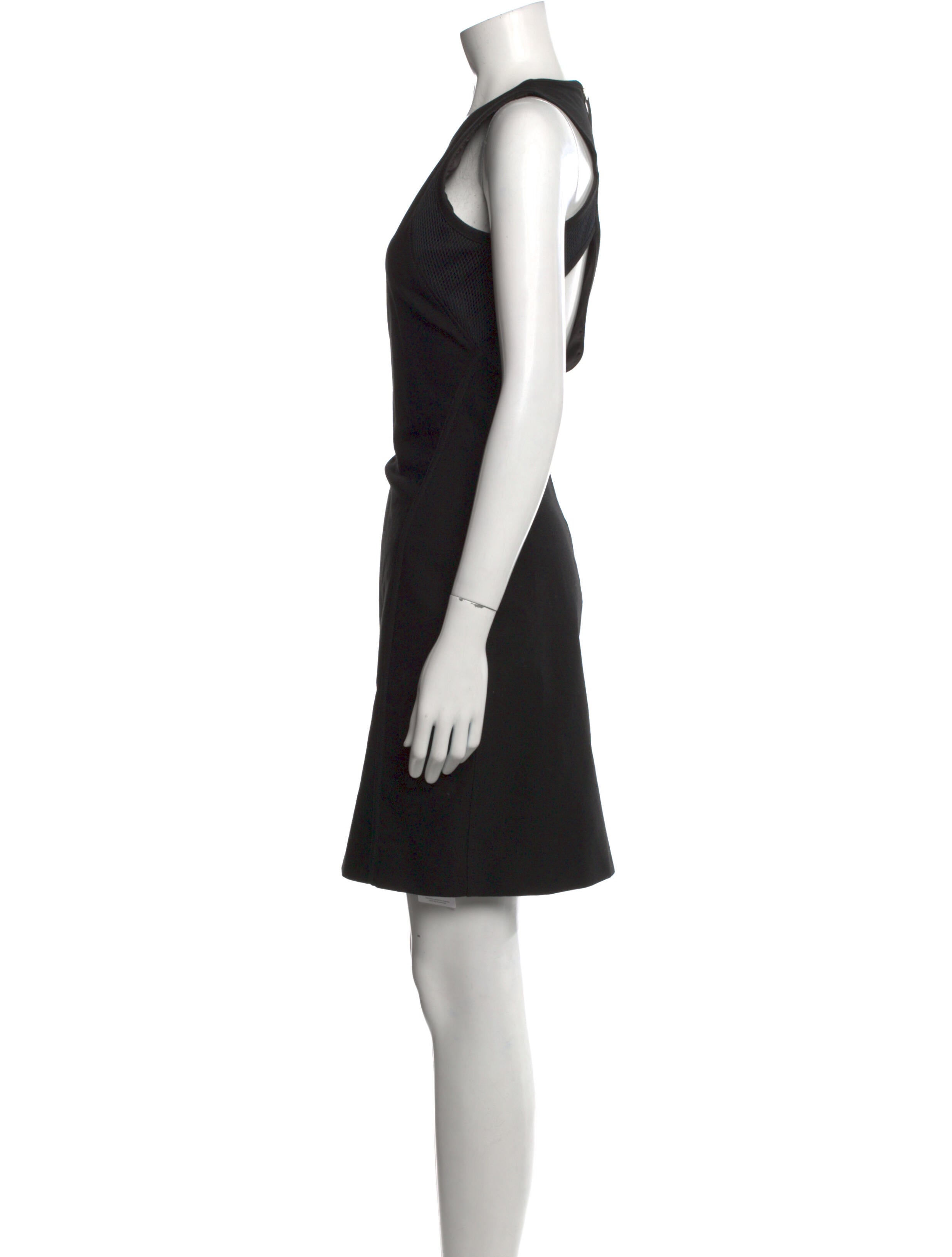 Helmut Lang Printed Silk Dress w/ Tags - Black Dresses, Clothing ...
