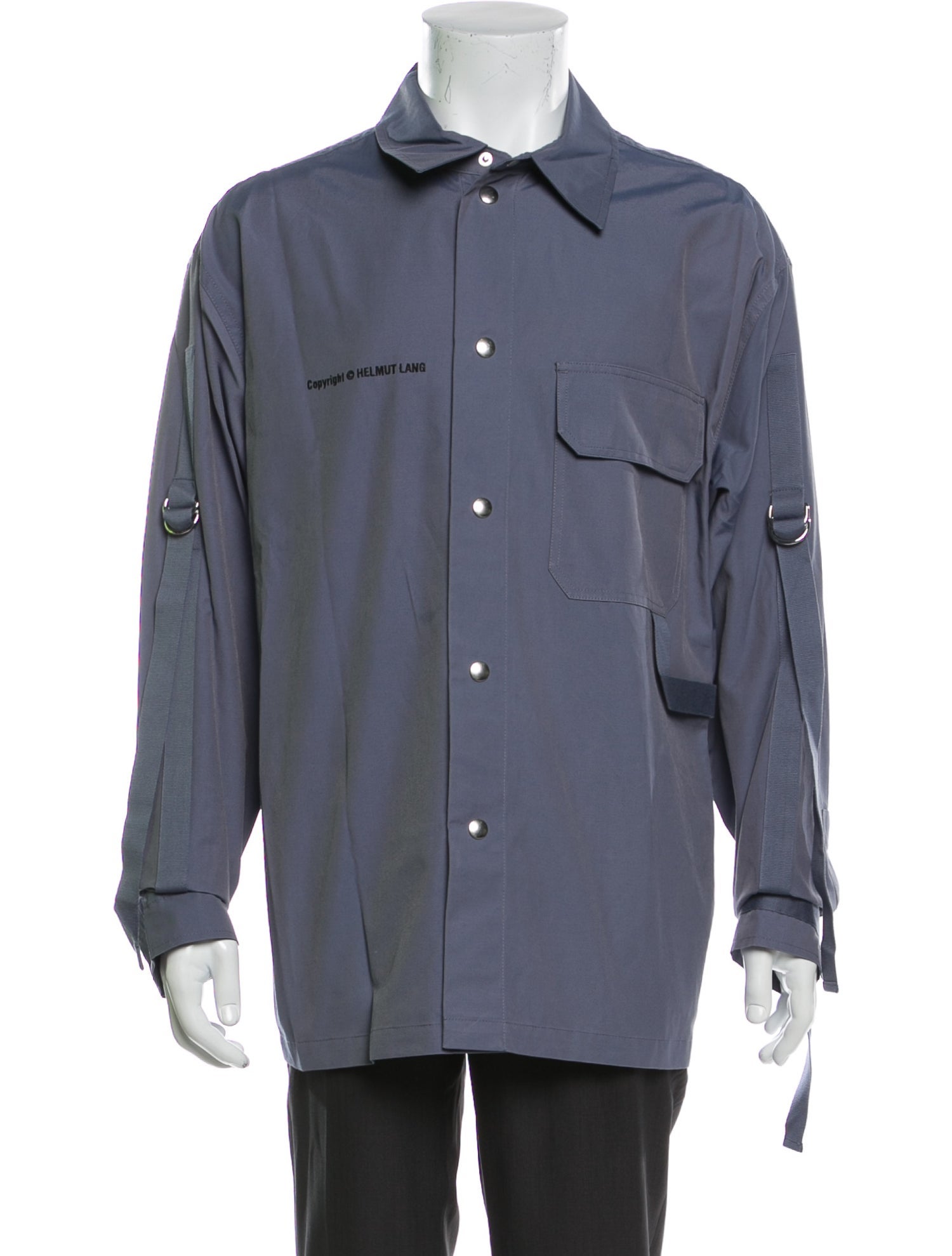 Helmut Lang Utility Jacket w/ Tags - Blue Outerwear, Clothing ...