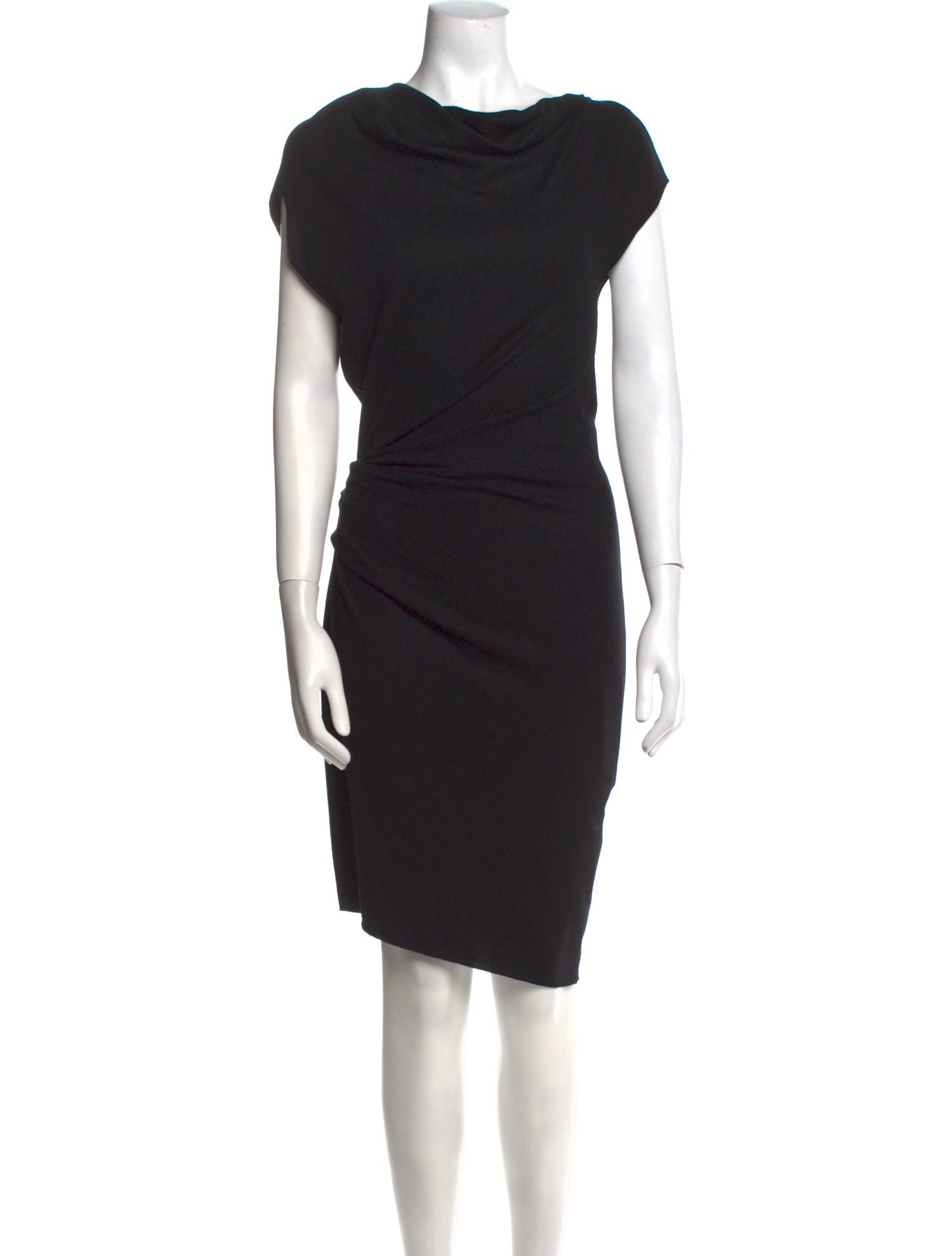 Mason Mock Neck Knee-Length Dress - Black Dresses, Clothing - WMS28040 ...