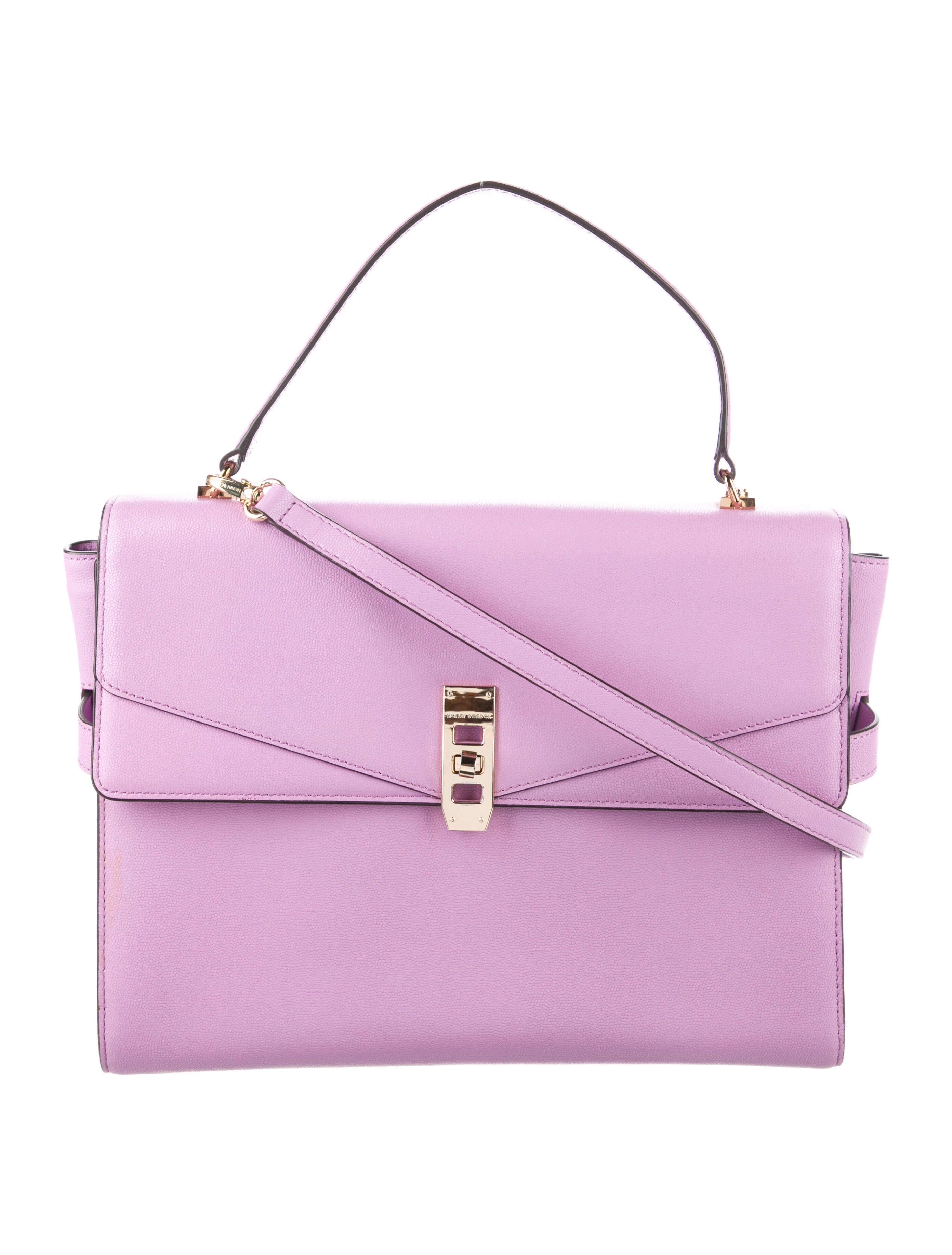 Henri Bendel Medium Leather Satchel Bag - Pink Satchels, Handbags ...