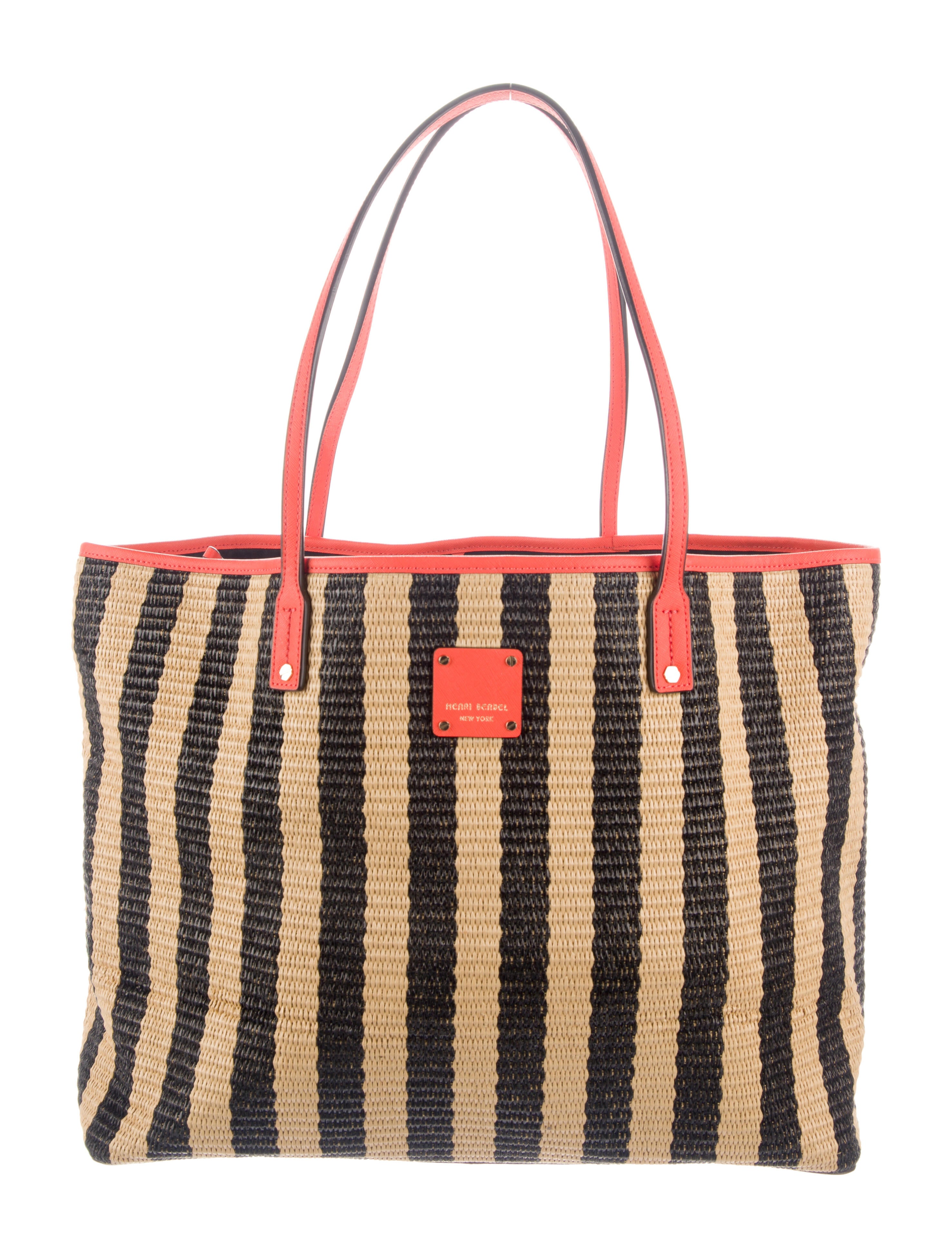Henri Bendel Raffia Tote Bag - Neutrals Totes, Handbags - WHENB25423 ...