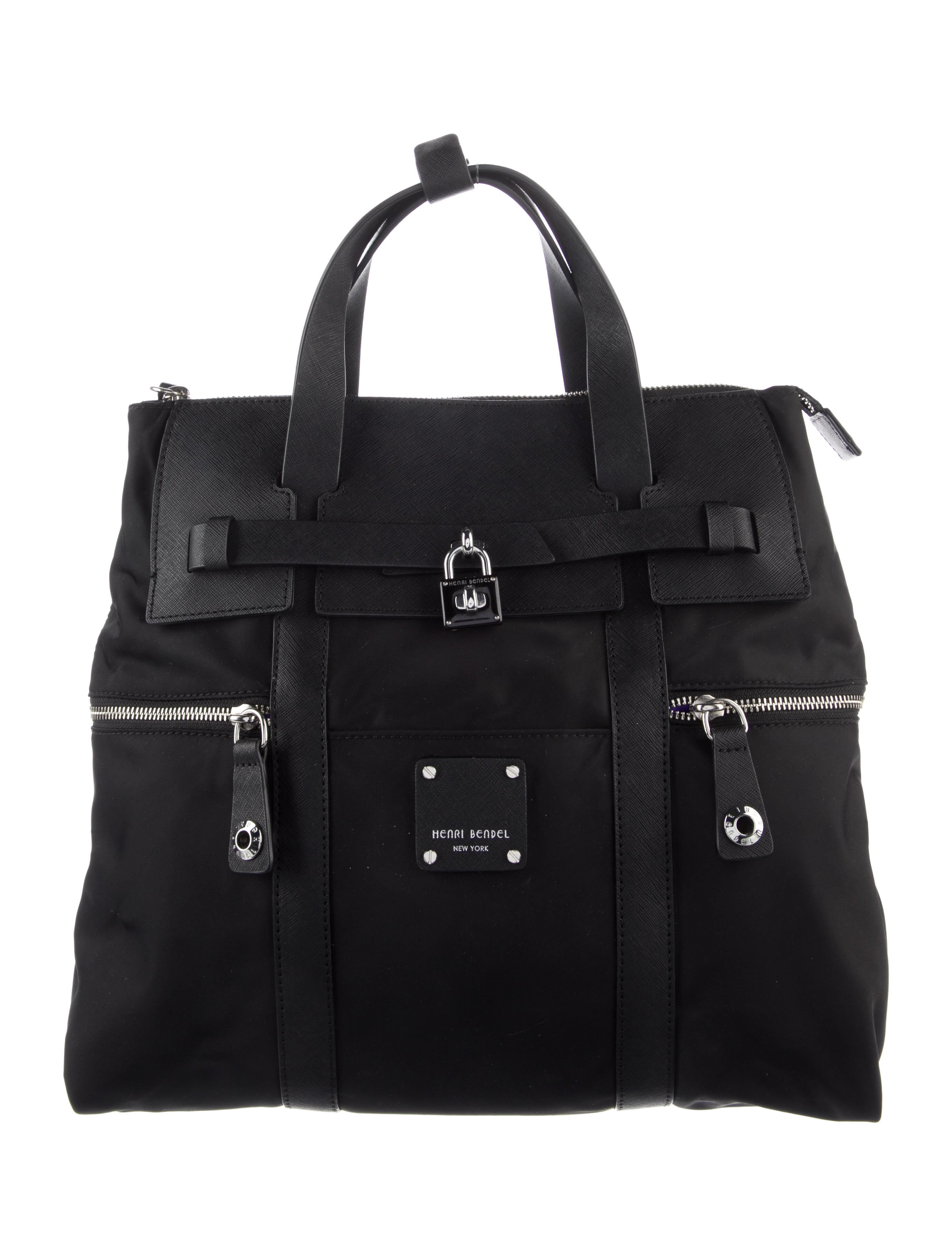 Henri Bendel Nylon Backpack Bag - Black Backpacks, Handbags ...