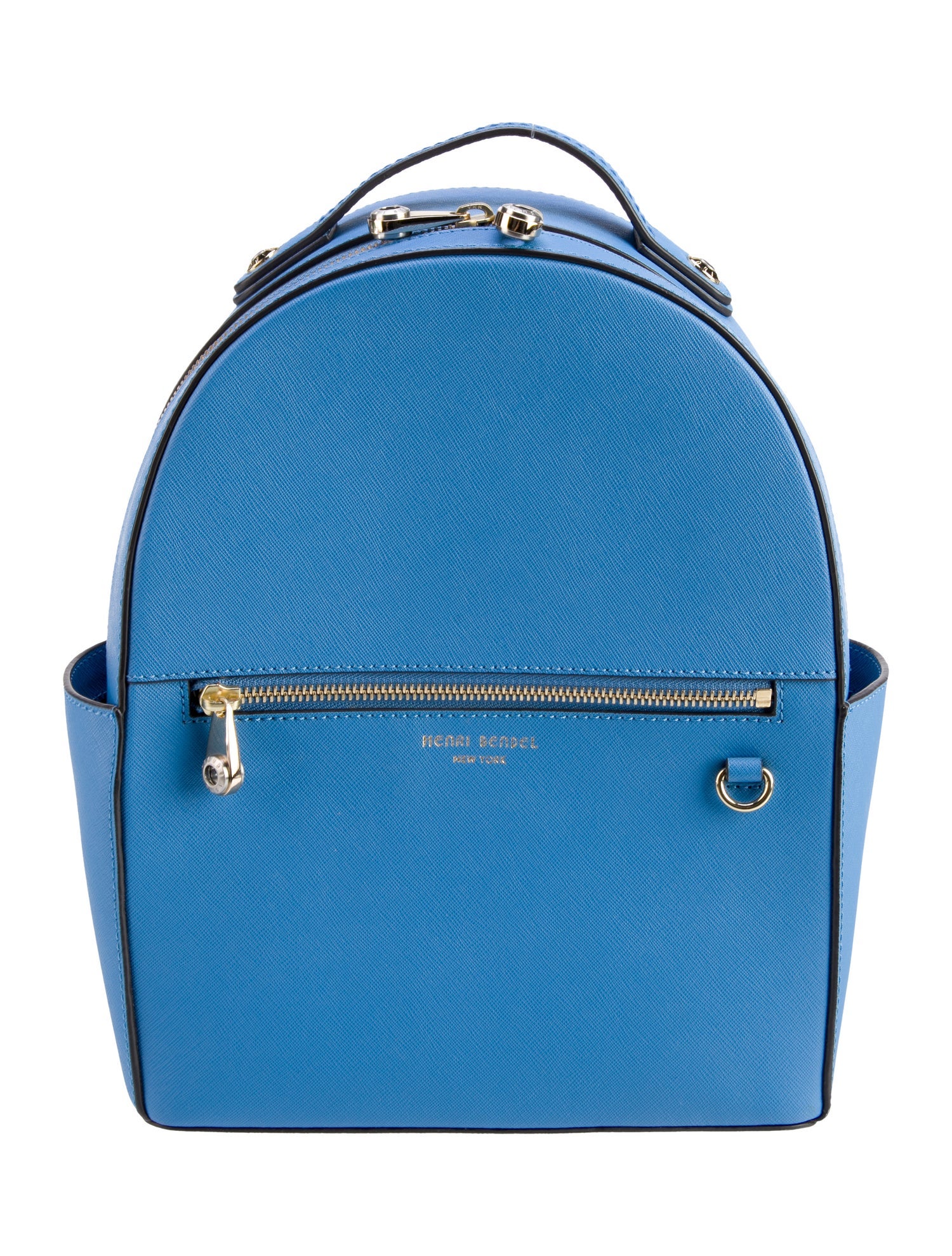 Henri Bendel Saffiano Leather Backpack - Blue Backpacks, Handbags ...