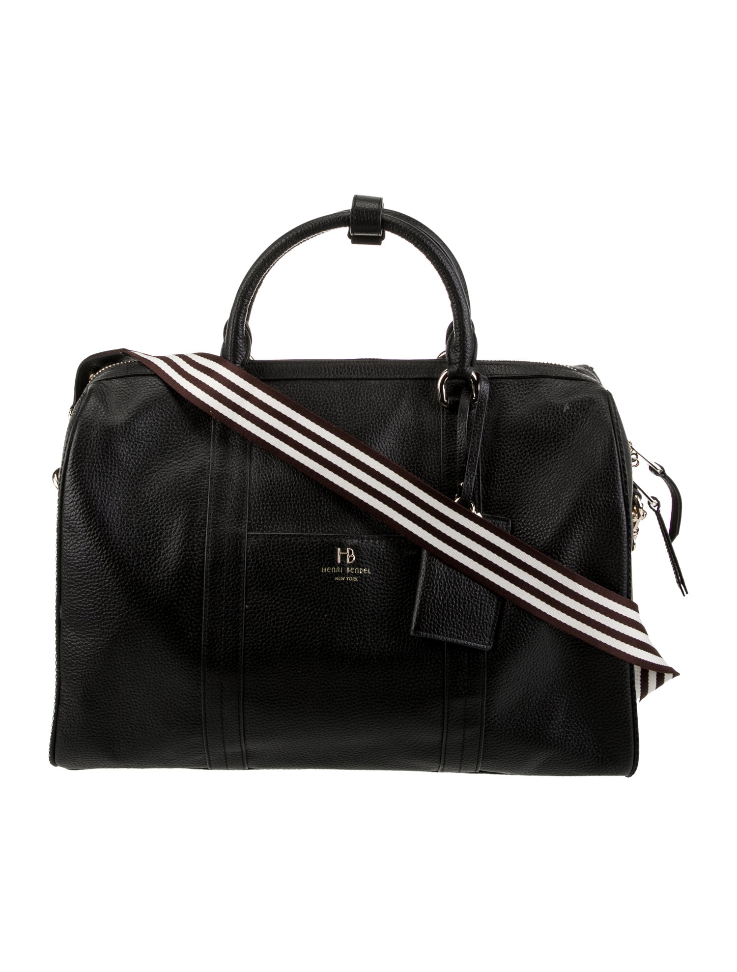 Henri Bendel Leather Shoulder Bag - Black Luggage and Travel, Handbags ...