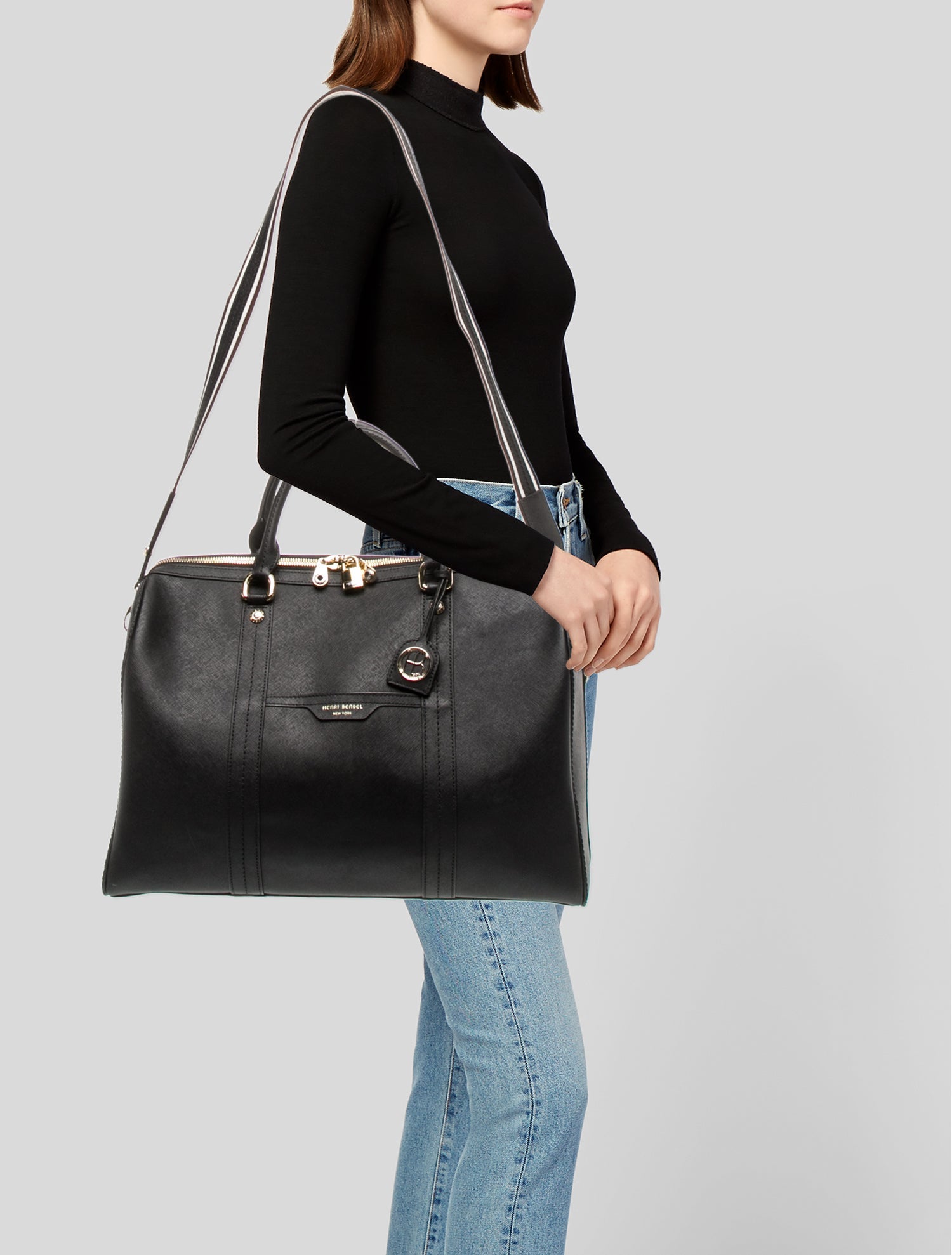 Henri Bendel Leather Crossbody Bag - Black Luggage and Travel, Handbags ...