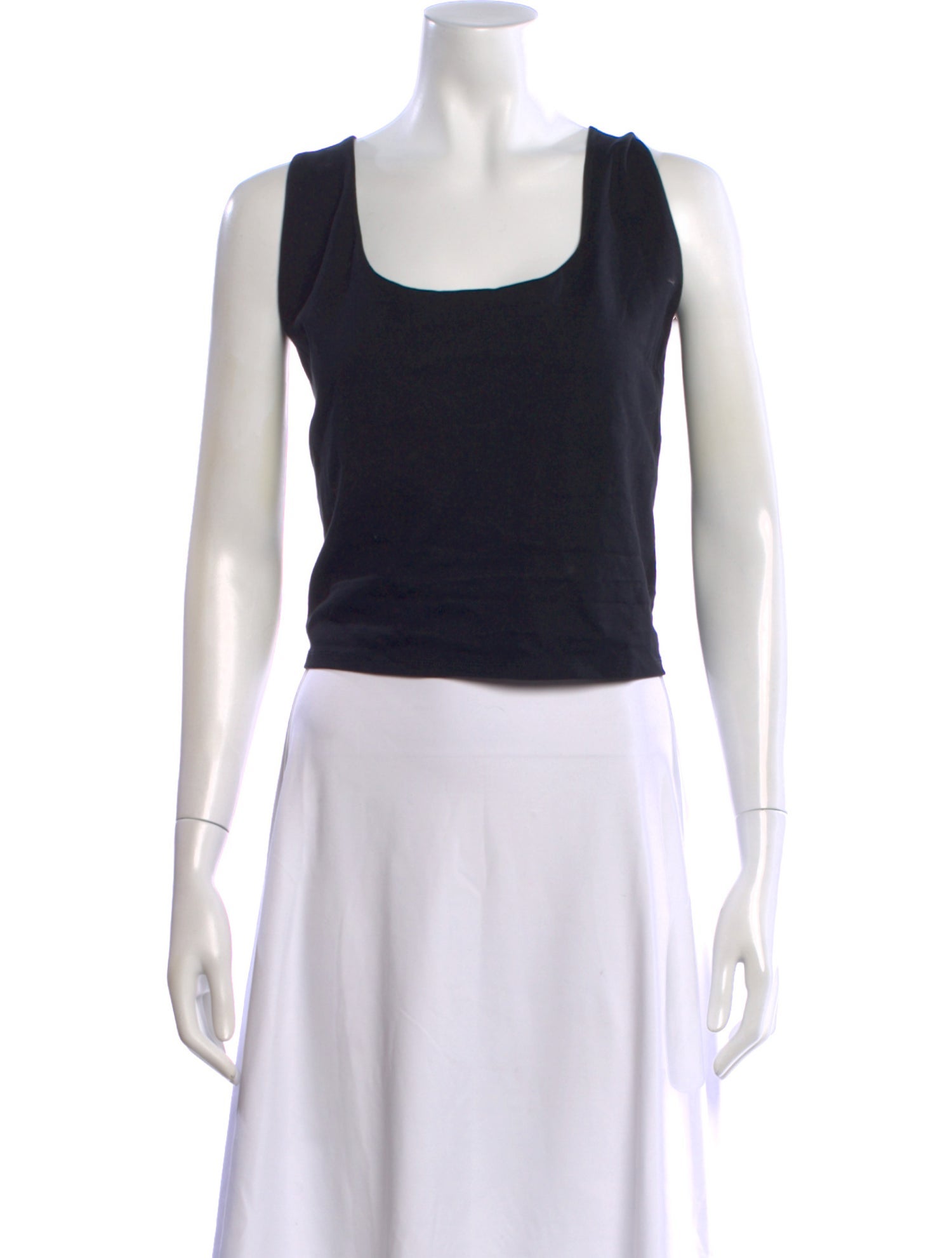 11 Honoré Square Neckline Sleeveless Top - Black Tops, Clothing ...