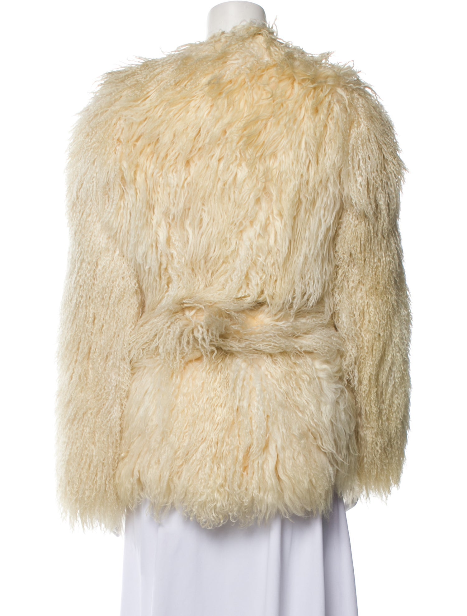 Herbert's Furs Mongolian Lamb Fur Jacket - Neutrals Jackets, Clothing ...