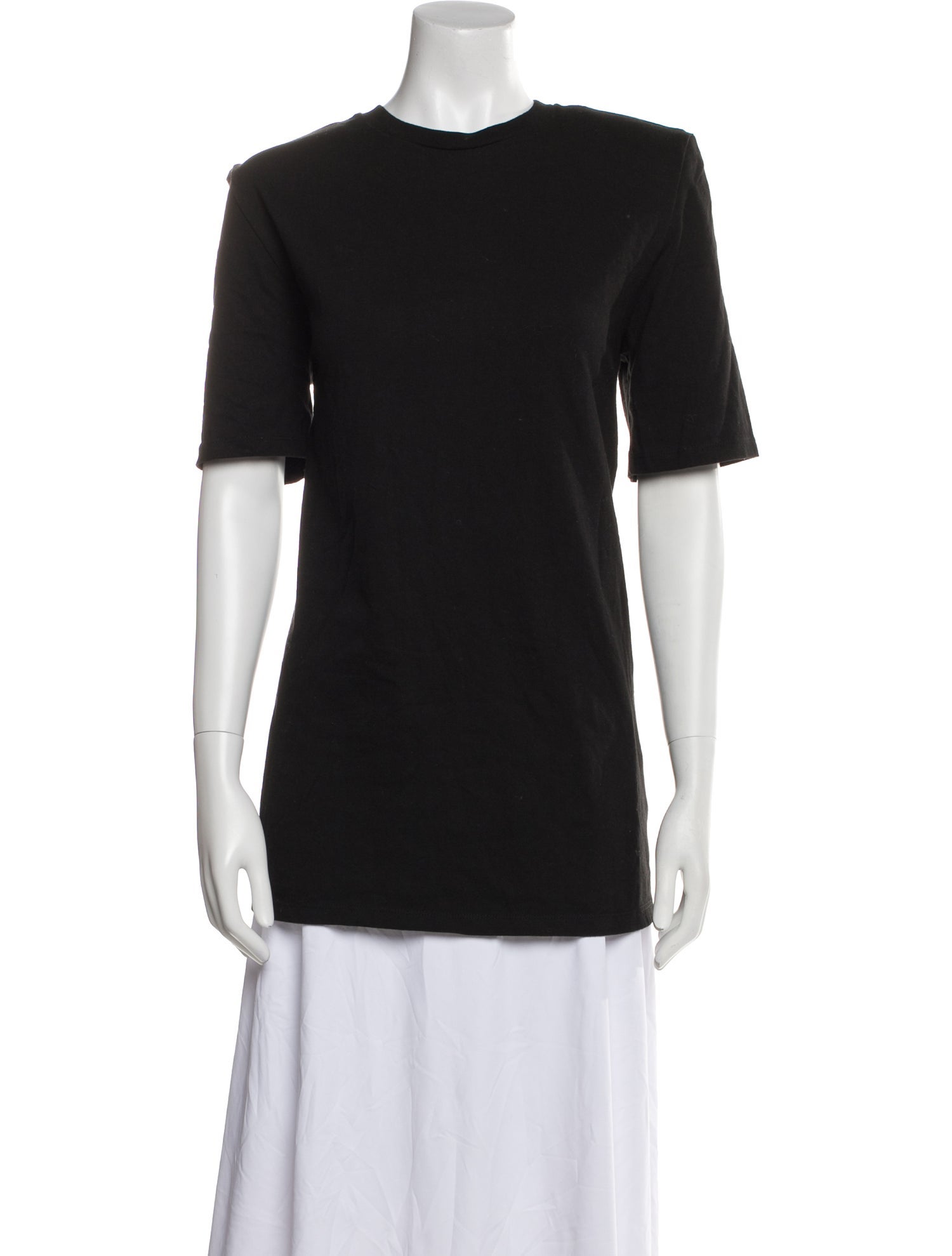 Porte & Pair x The Frankie Shop Crew Neck Short Sleeve T-Shirt - Black ...