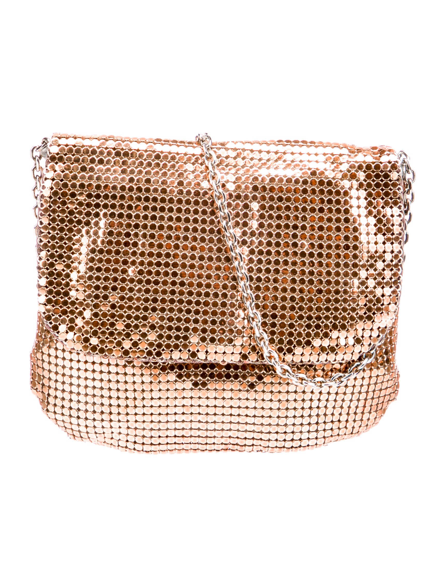 Whiting & Davis Vintage Chainmail Bag - Metallic Crossbody Bags ...
