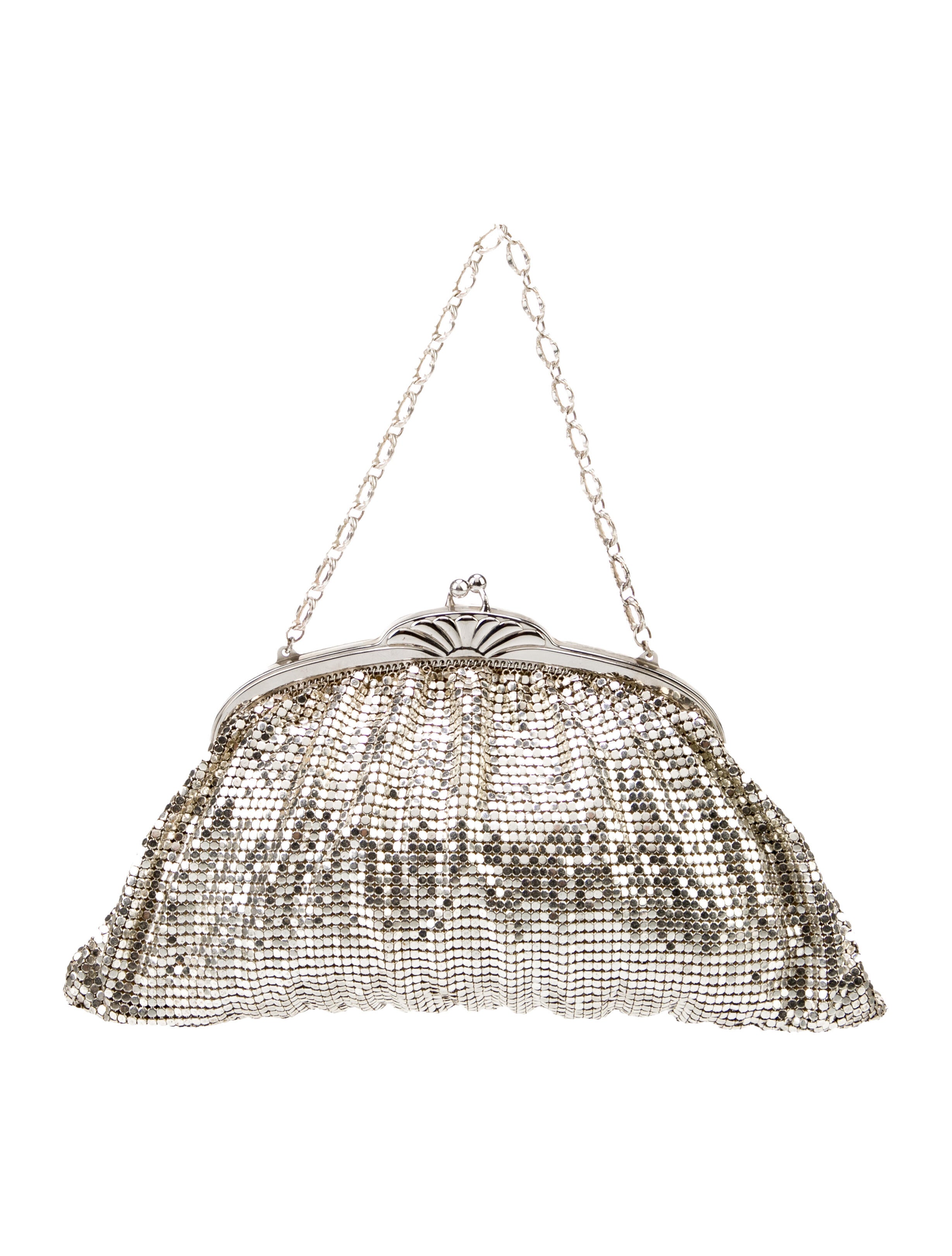 Judith Leiber Crystal Embellished Evening Bag - Silver Evening Bags ...