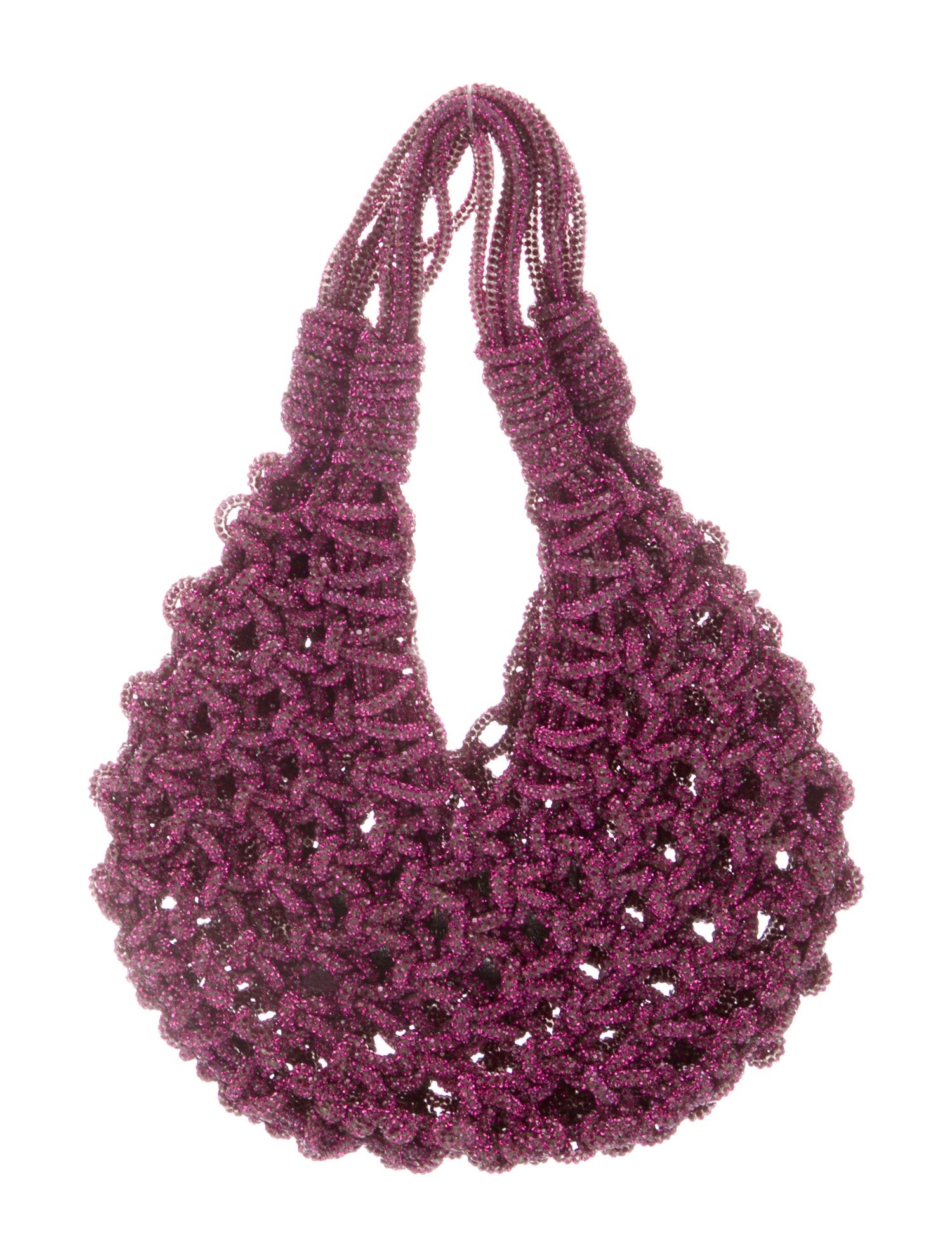 Hibourama X MVP Wardrobe Crystal Embellished Evening Bag - Pink Evening ...