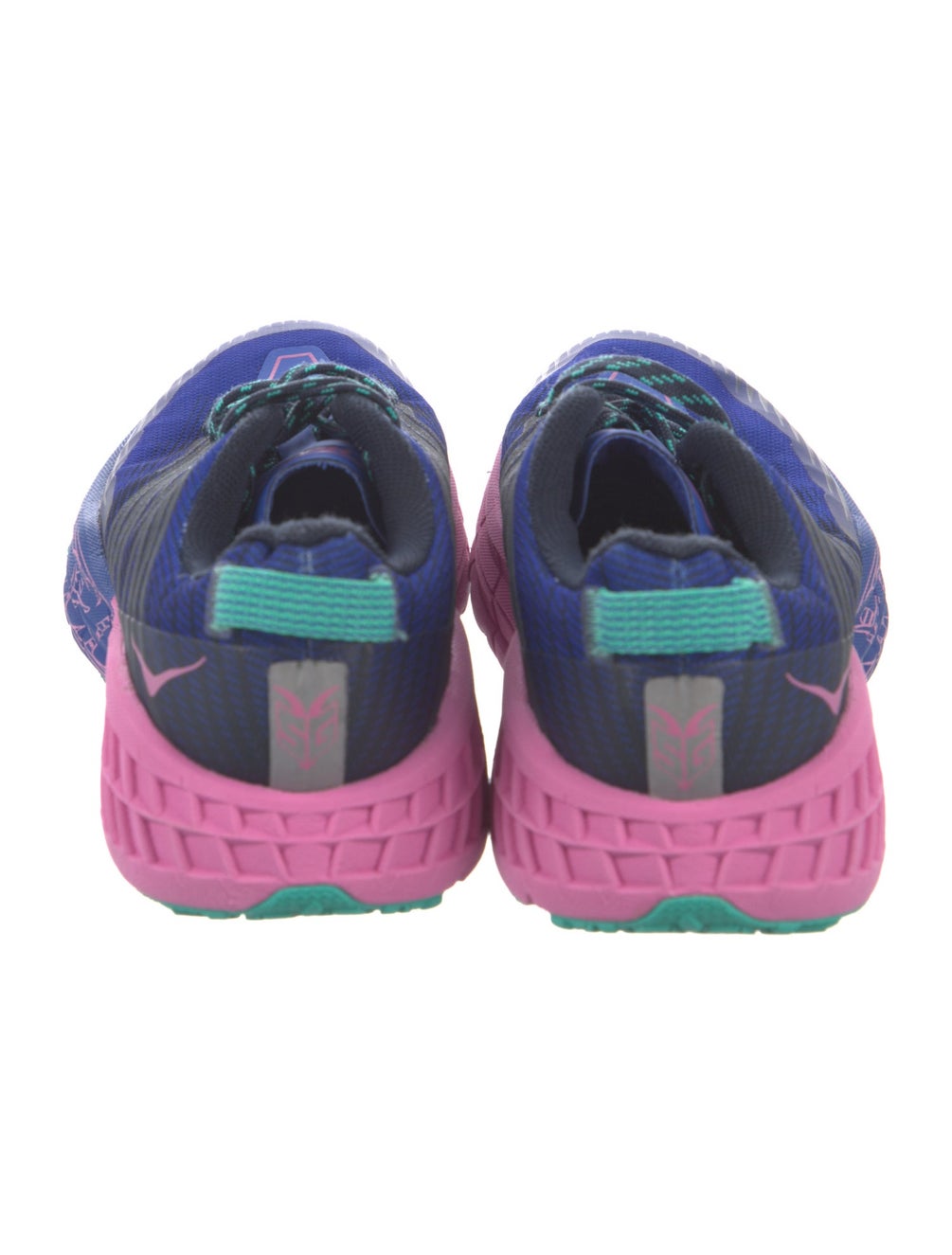 Hoka One One Colorblock Pattern Sneakers - Blue Sneakers, Shoes ...