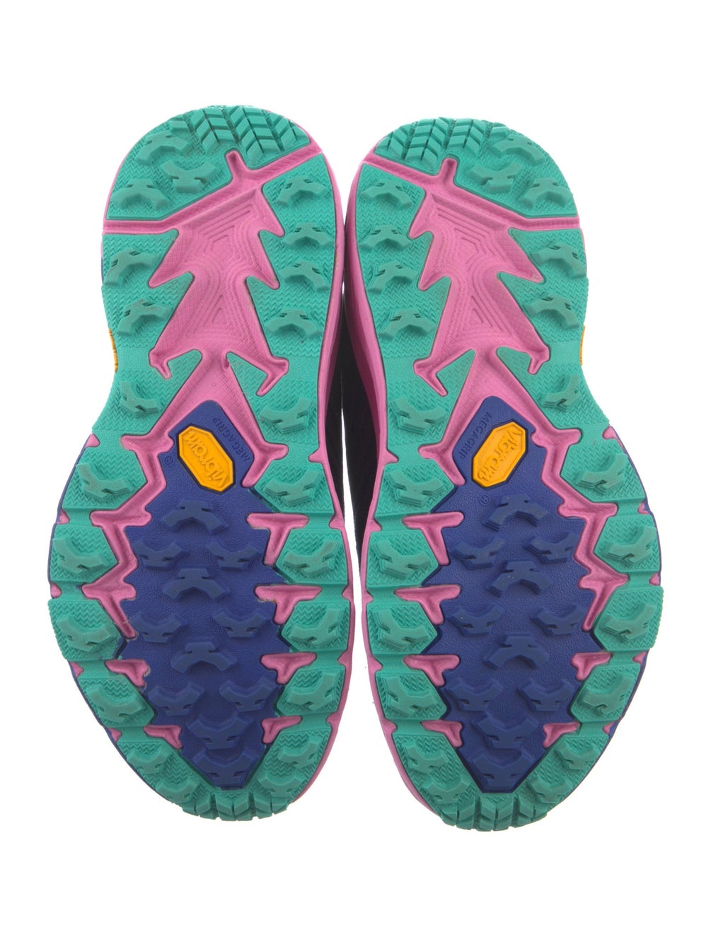 Hoka One One Colorblock Pattern Sneakers - Blue Sneakers, Shoes ...