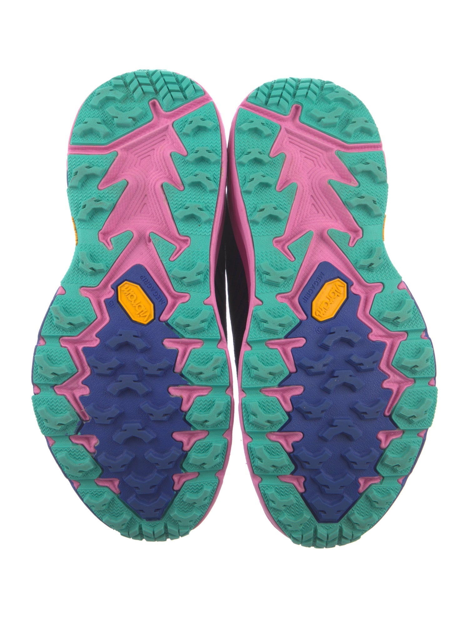 Hoka One One Colorblock Pattern Sneakers - Blue Sneakers, Shoes ...