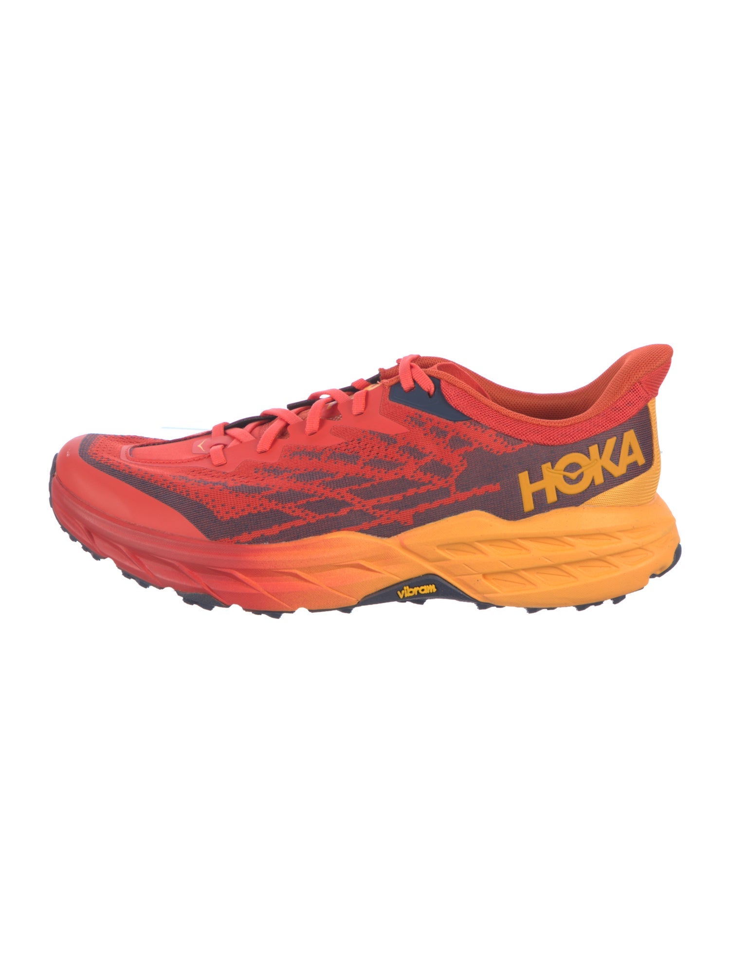 Hoka Colorblock Pattern Sneakers - Orange Sneakers, Shoes - WHKOO22865 ...