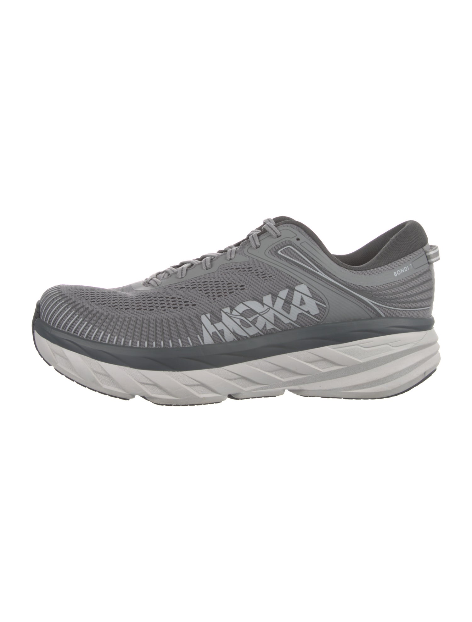 Hoka Printed Athletic Sneakers - Grey Sneakers, Shoes - WHKOO23210 ...