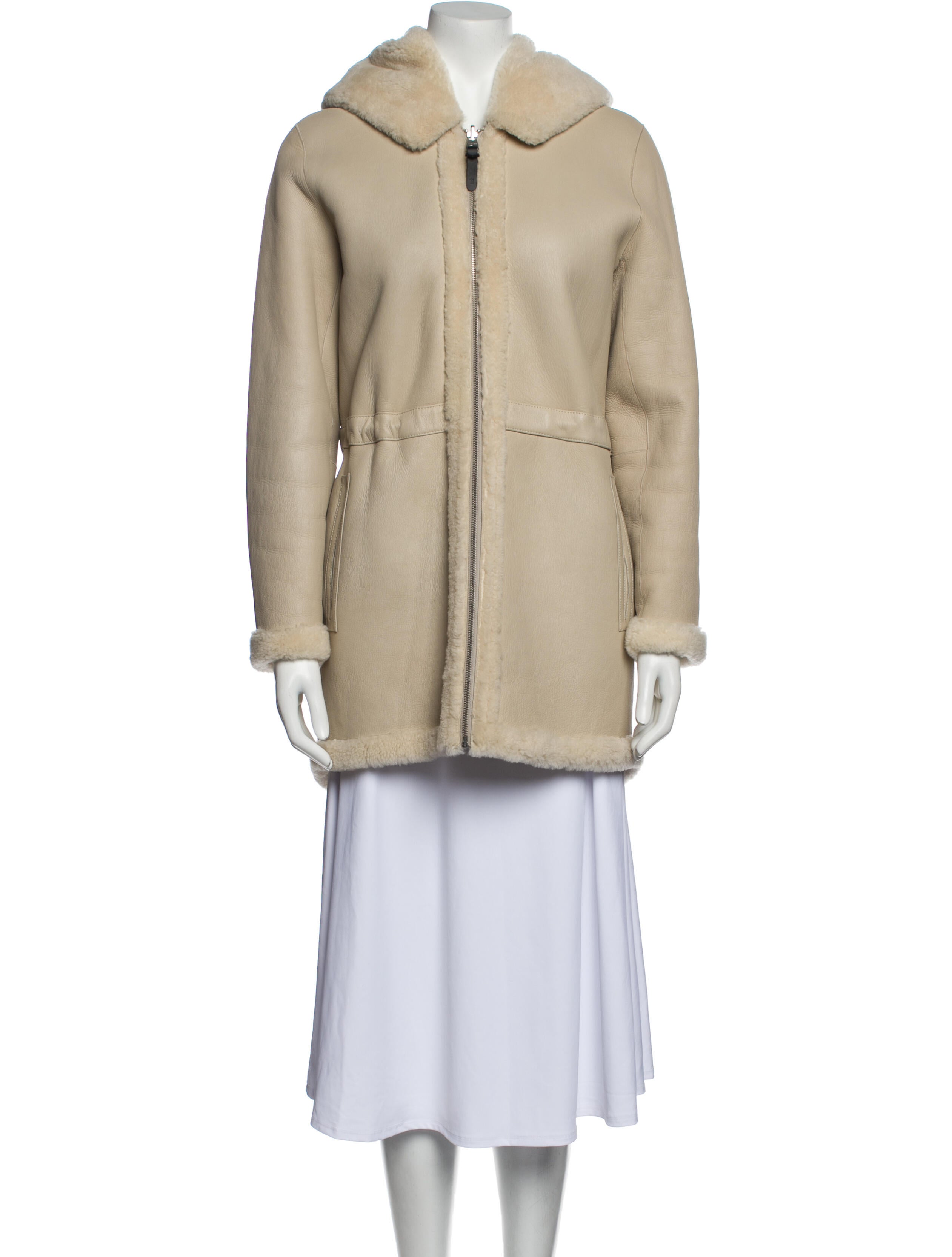 Mackage Shearling Fur Coat - Neutrals Coats, Clothing - WHM31278 | The ...