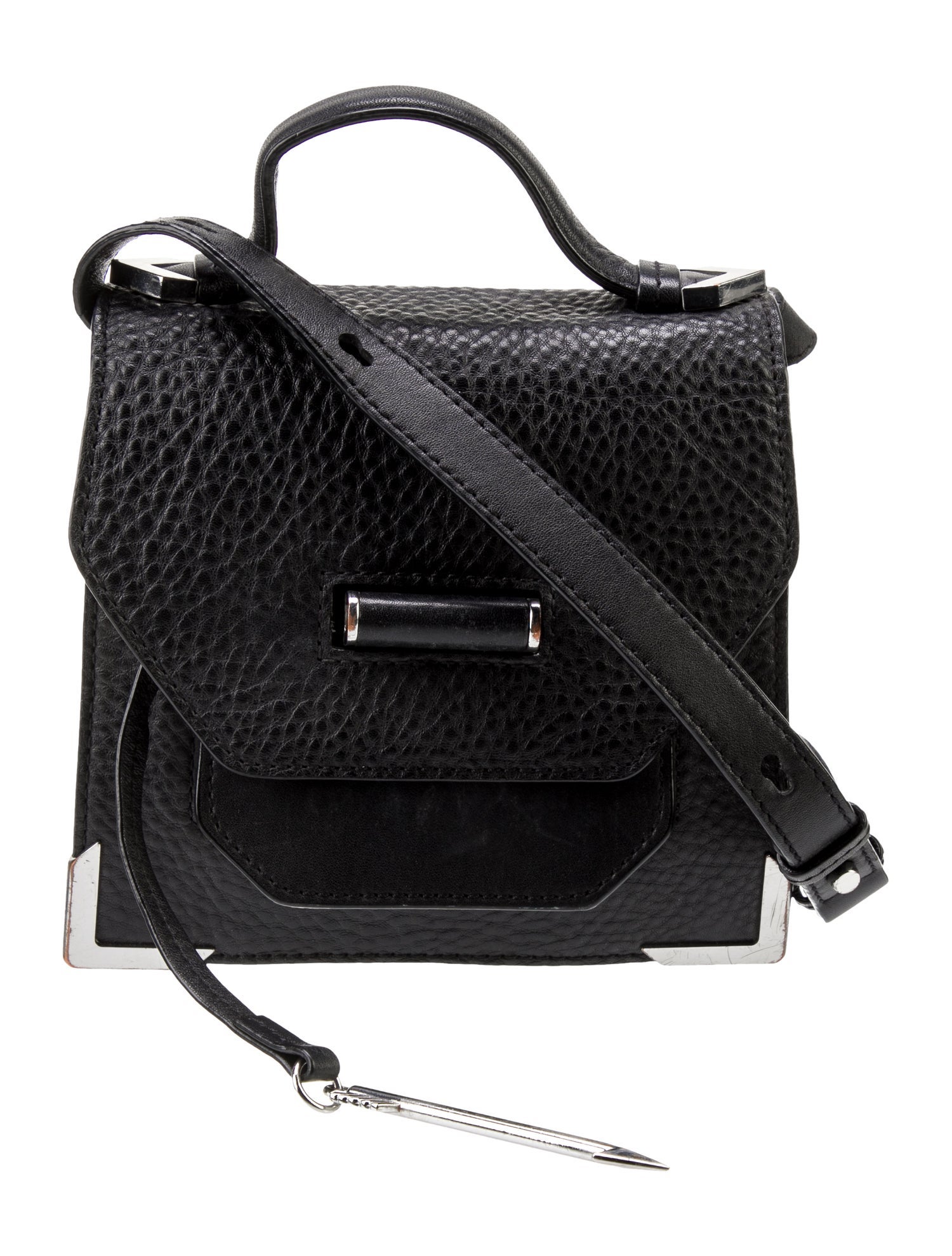 Mackage Solid Leather Crossbody Bag - Black Crossbody Bags, Handbags ...