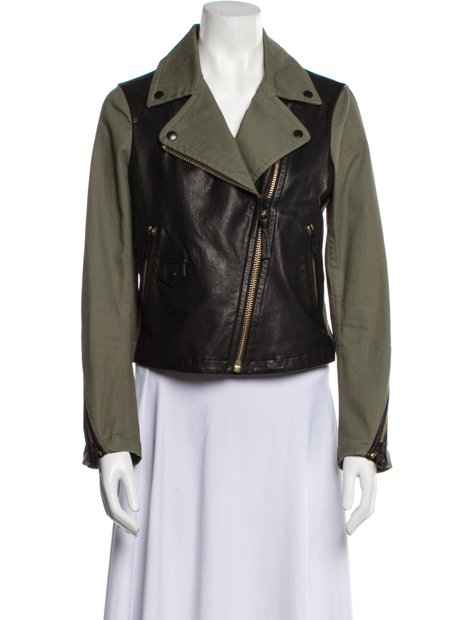 Mackage Biker Jacket - Green Jackets, Clothing - WHM37264 | The RealReal