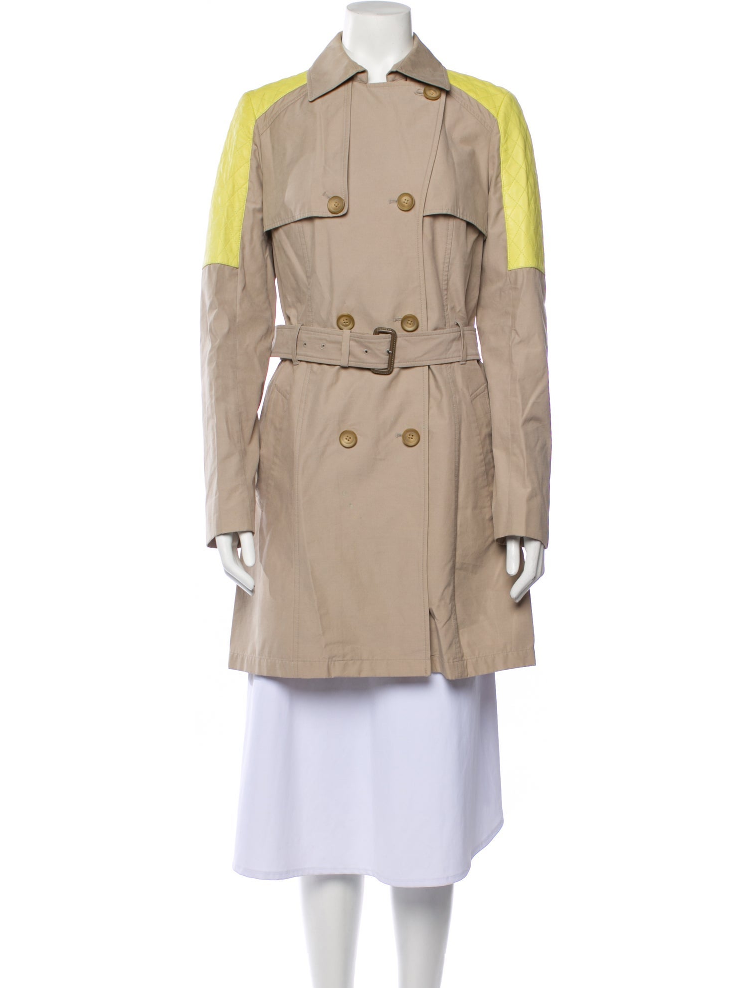 Mackage Colorblock Pattern Trench Coat - Neutrals Coats, Clothing ...