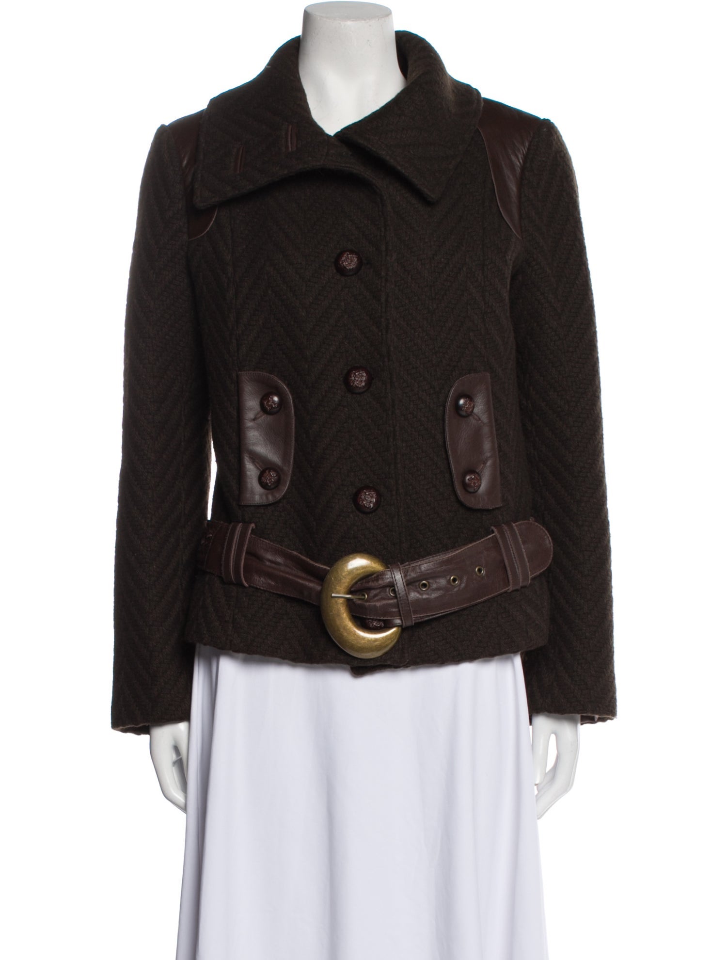 Mackage Wool Jacket - Brown Jackets, Clothing - WHM37774 | The RealReal