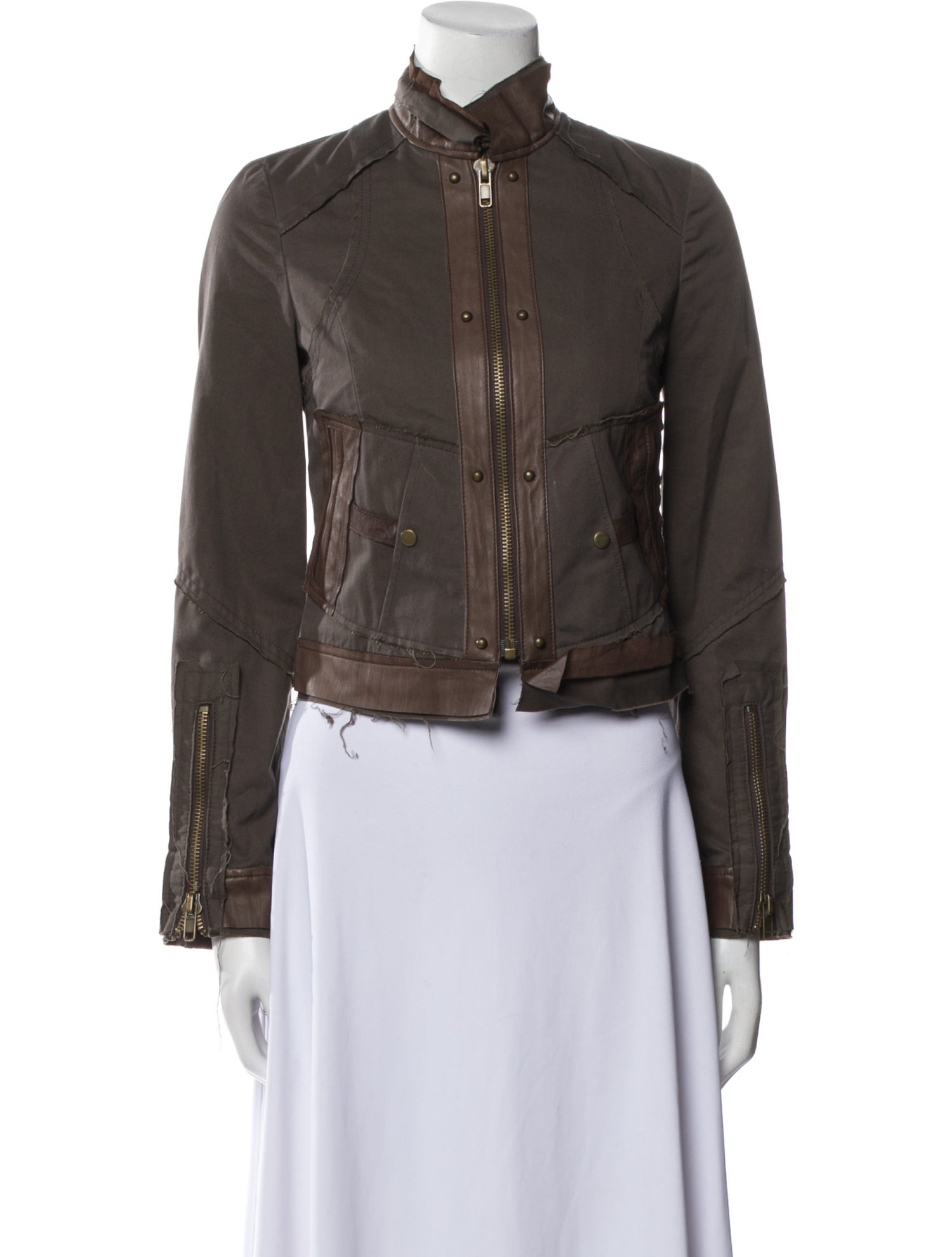 Mackage Biker Jacket - Brown Jackets, Clothing - WHM40682 | The RealReal