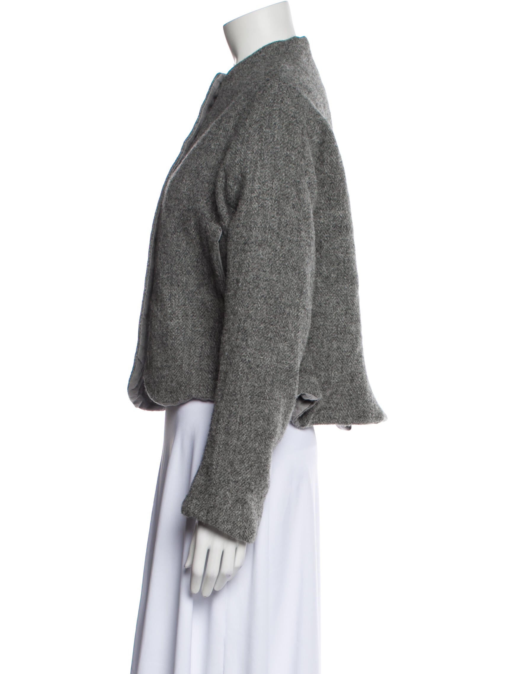 Hannoh Wessel Tweed Pattern Evening Jacket w/ Tags - Grey Jackets ...