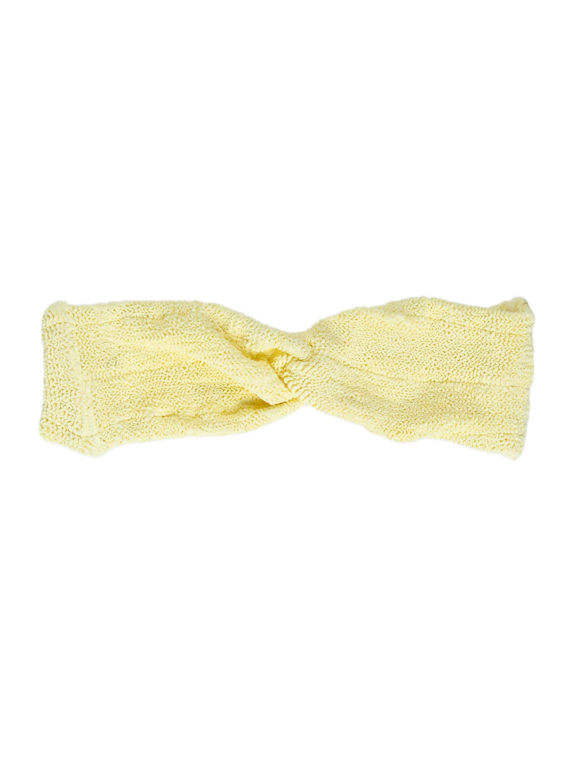 Hunza G Top - Yellow Swimwear, Clothing - WHNZG20647 | The RealReal