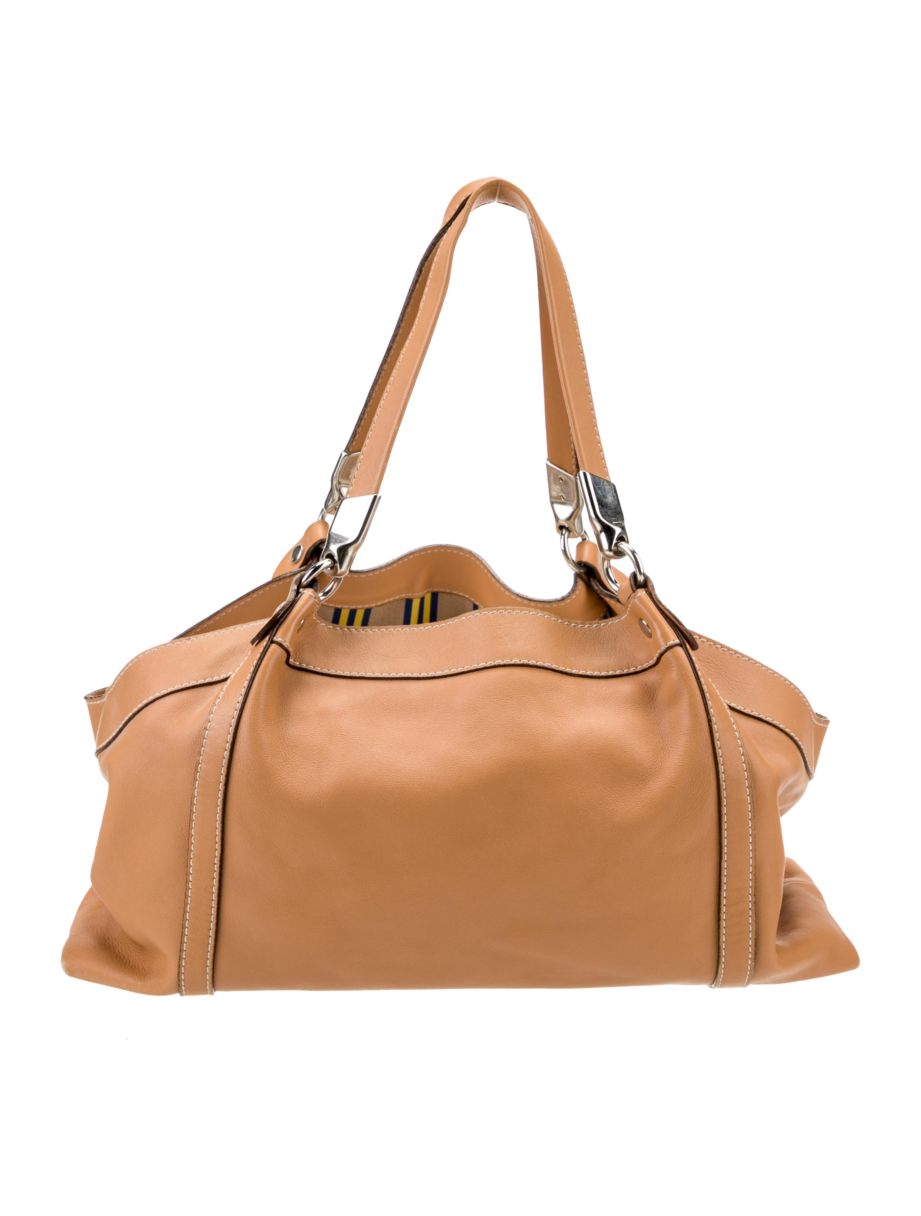 Hogan Leather Tote Bag - Neutrals Totes, Handbags - WHO25636 | The RealReal