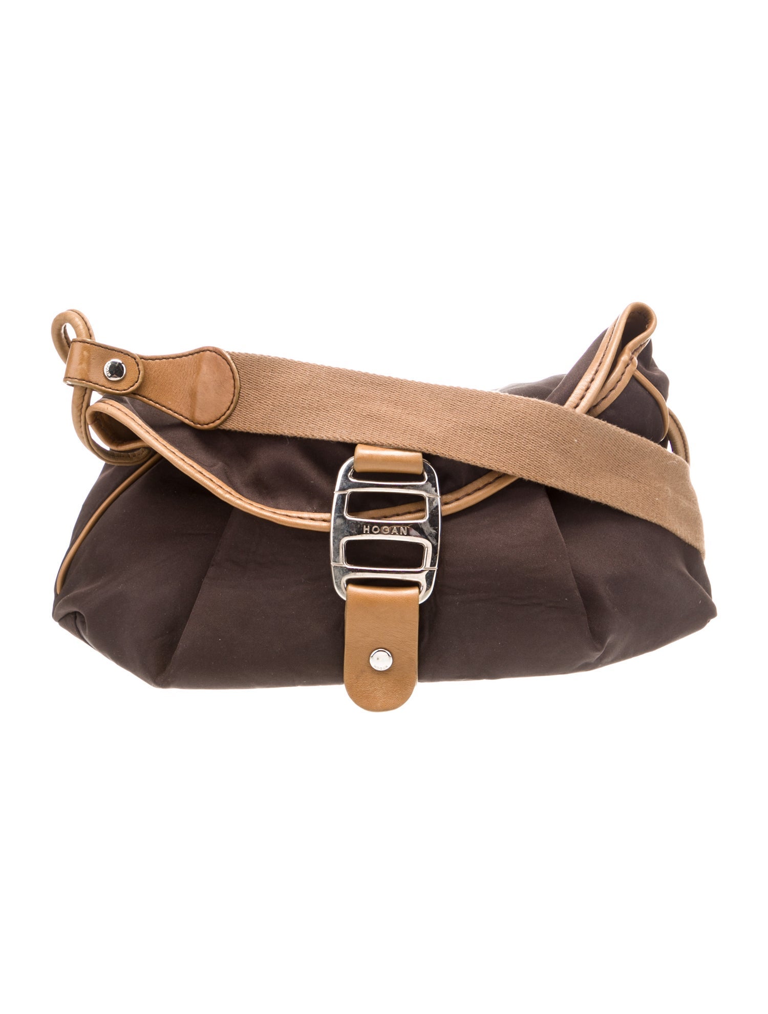 Hogan Nylon Crossbody Bag - Brown Crossbody Bags, Handbags - WHO28005 ...
